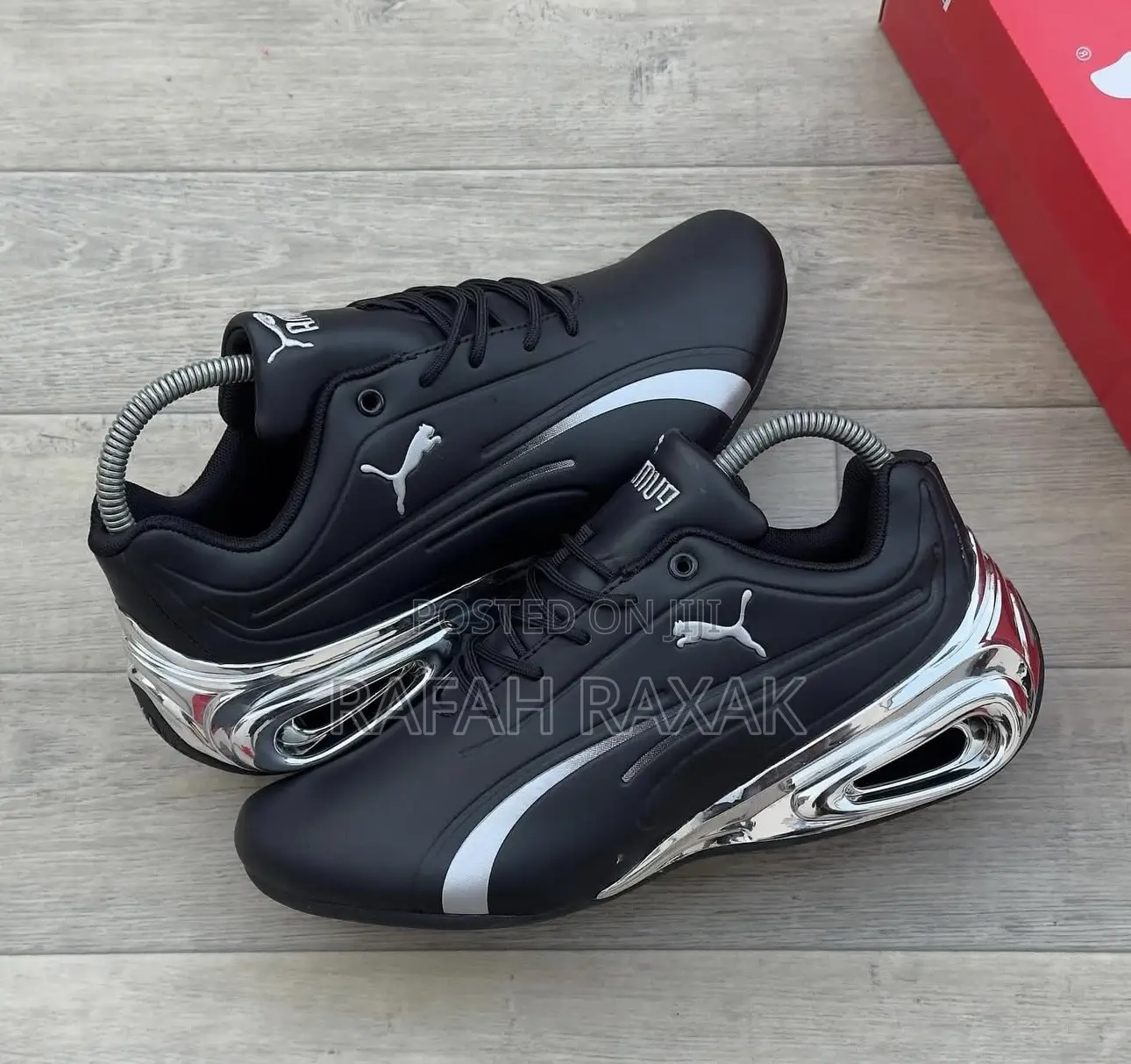 Original Black Puma Future Super Gt Golf Sneakers in Central Division ...