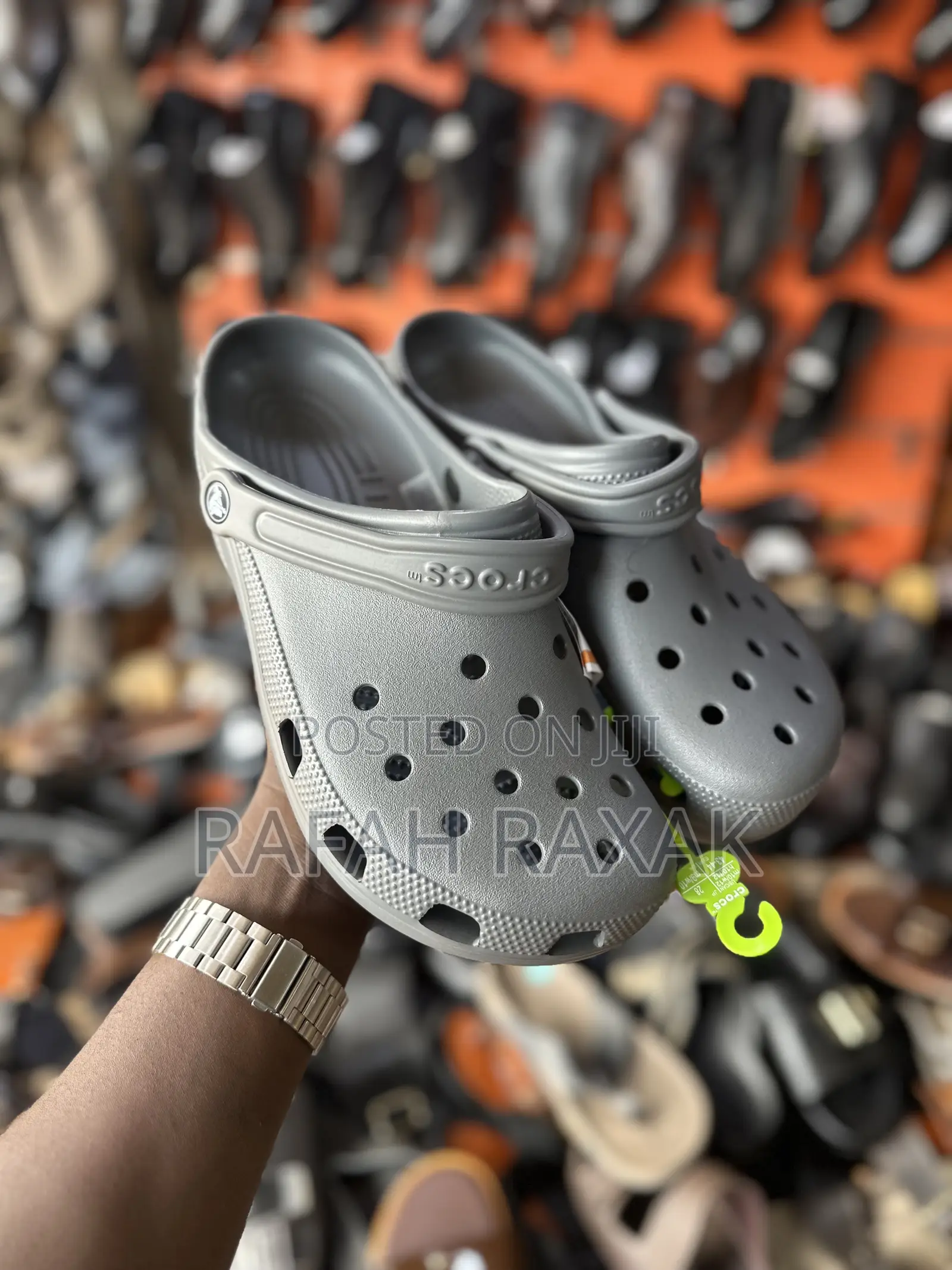 Original Classic Unisex Grey Rubber Crocs in Central Division - Shoes ...
