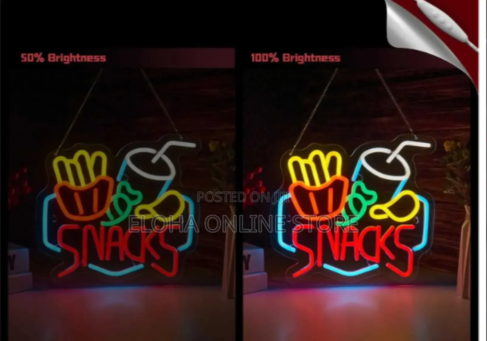 Snack Led Neon Sign in Central Division - Lighting, Elah Fafaz | Jiji.ug