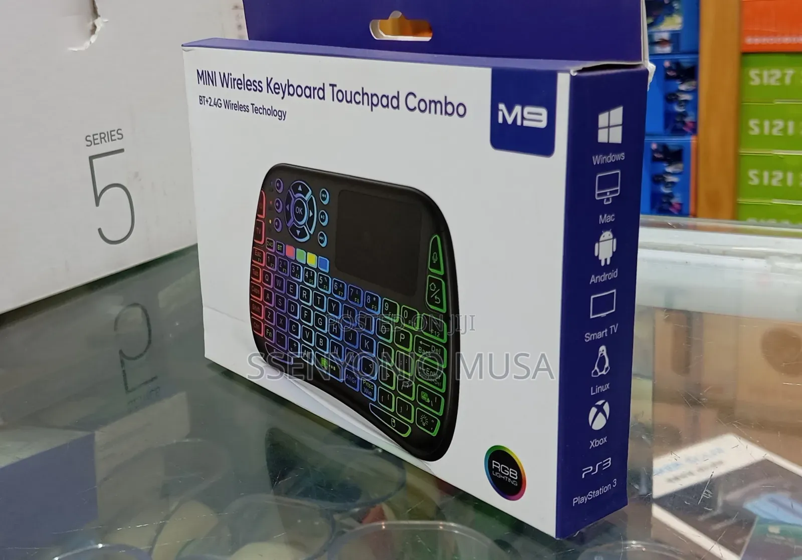 M9 Wireless Mini Backlit Keyboard With Touchpad – Black in Central Division - Computer ...