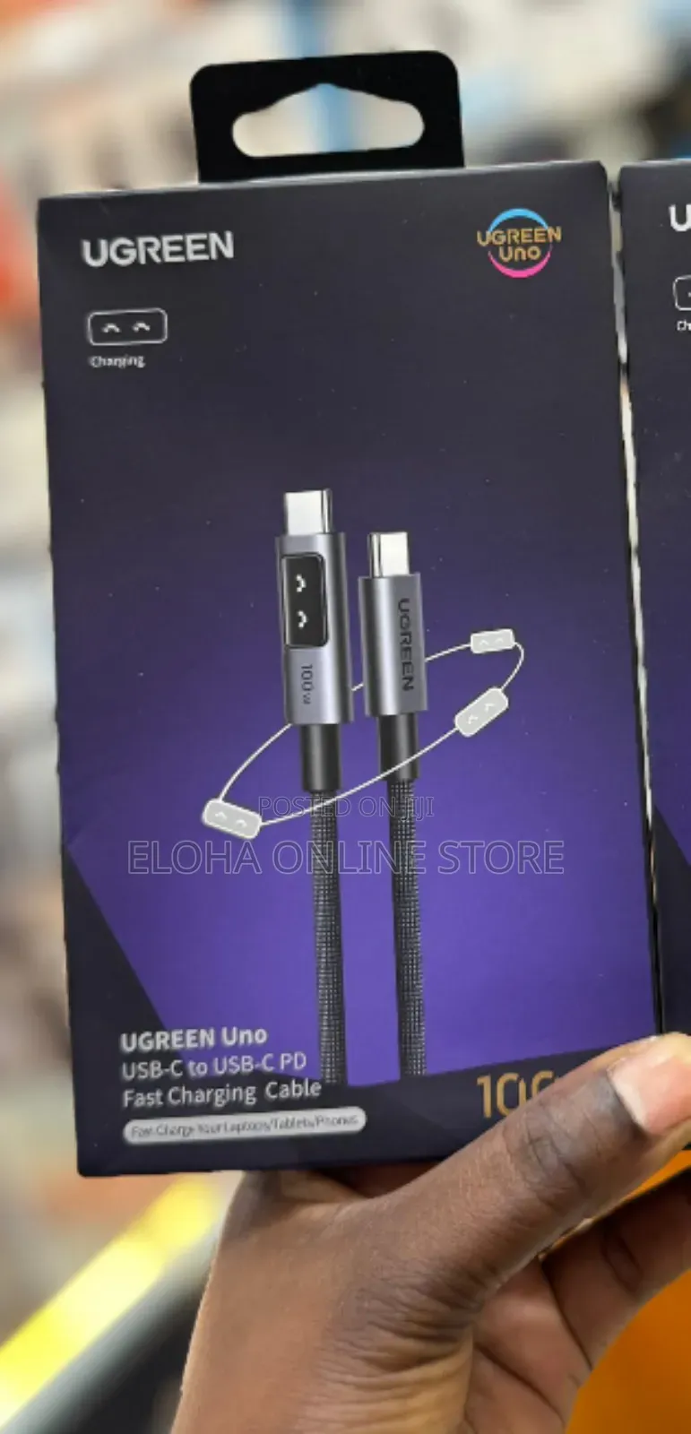 Ugreen Uno Usb C to Usb C Cable 100w Fast Charging Cable in Central ...