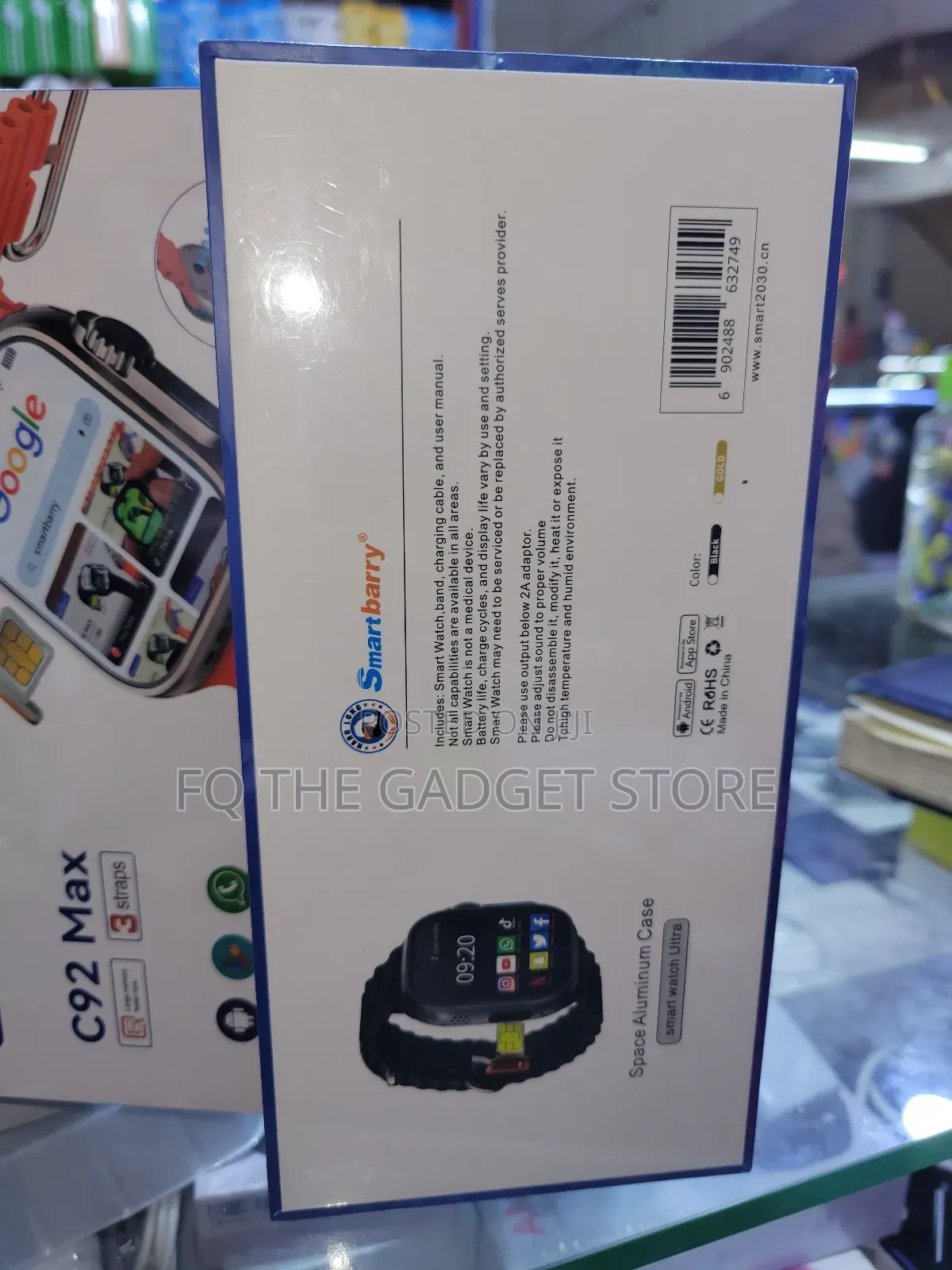 Smartbarry C92 Max in Central Division - Smart Watches, Fq The Gadget Store | Jiji.ug