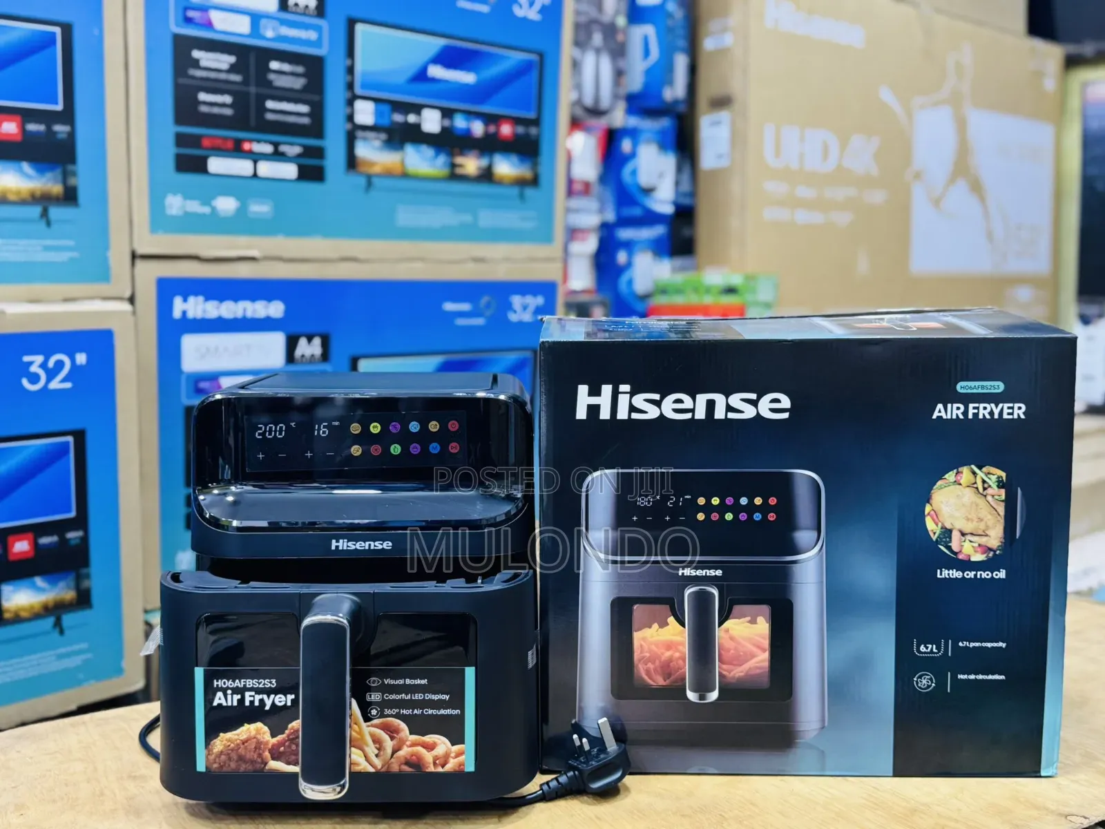 Hisense 6.7l Airfryer H06afbs2s3 in Central Division - Kitchen ...