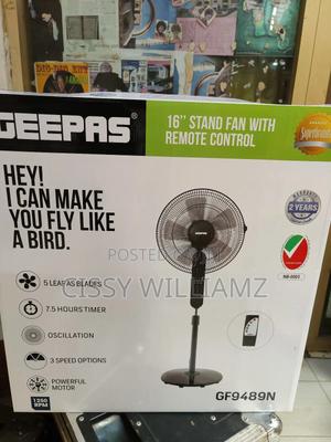 Geepas 16" Stand Fan With Remote Timer Geepas Stand Fan in Central Division - Home Appliances ...