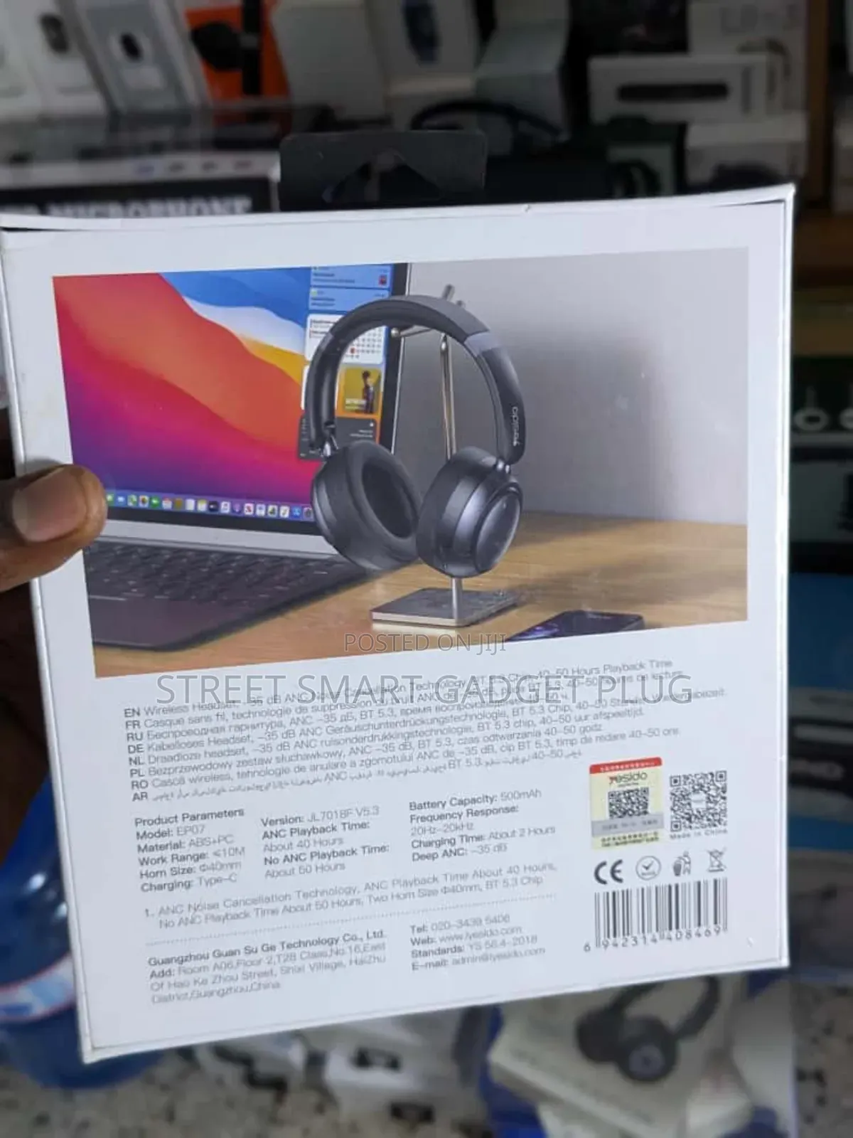 Yesido Hybrid Anc Headsets in Central Division - Headphones ...