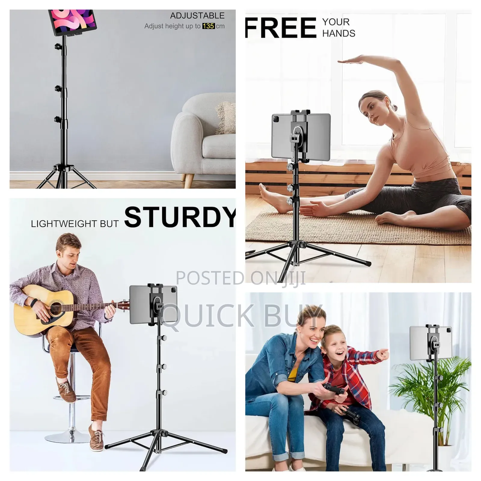 Height Adjustable Tablet and Phone Floor Stand in Central Division ...