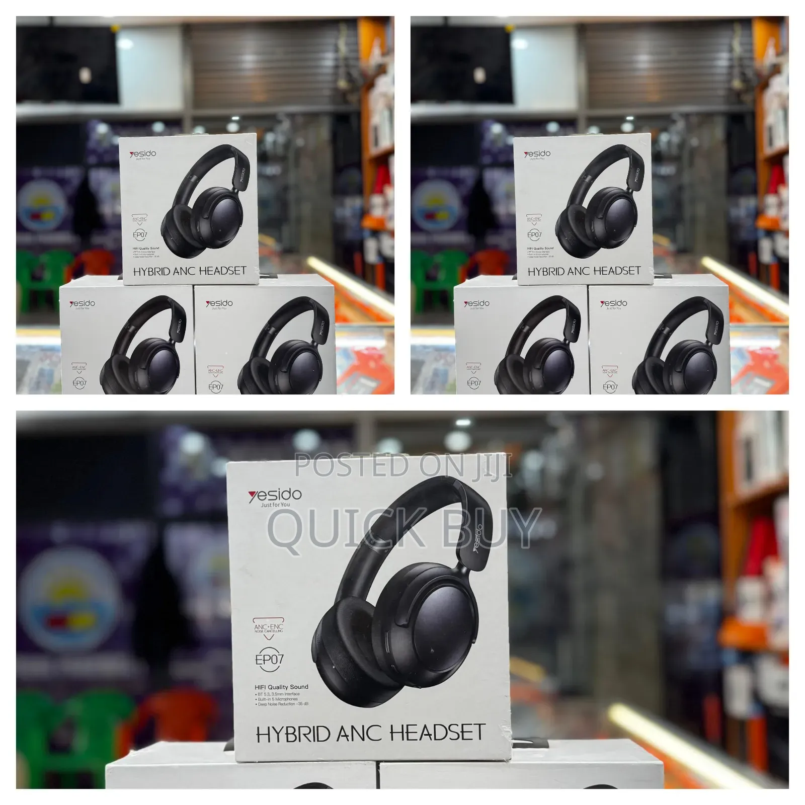 Yesido Hybrid Anc Headset (Ep07) in Central Division - Headphones, King ...