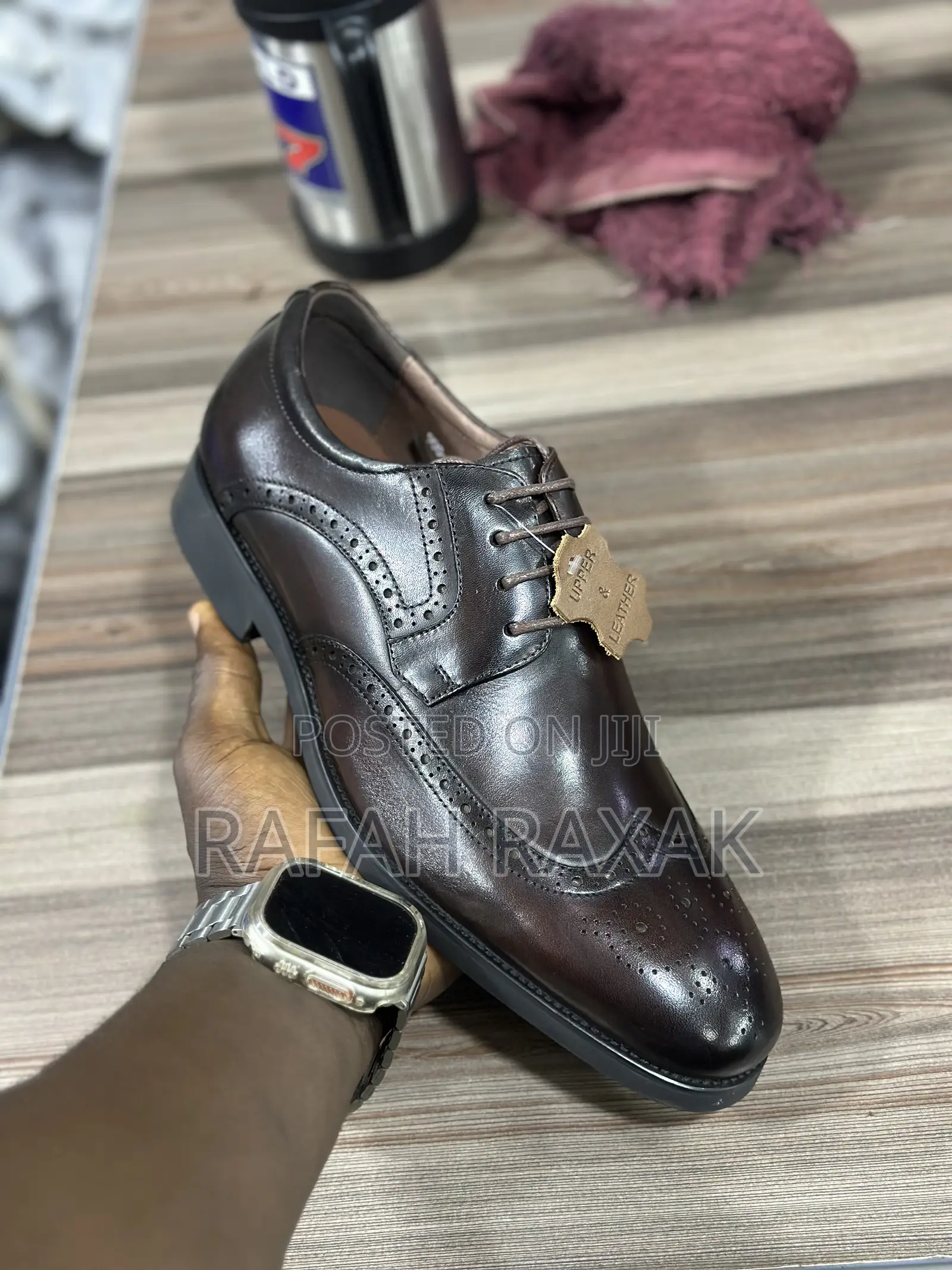 Men’S Dark Tan Franco Banetti Oxfords Shoes in Central Division - Shoes ...