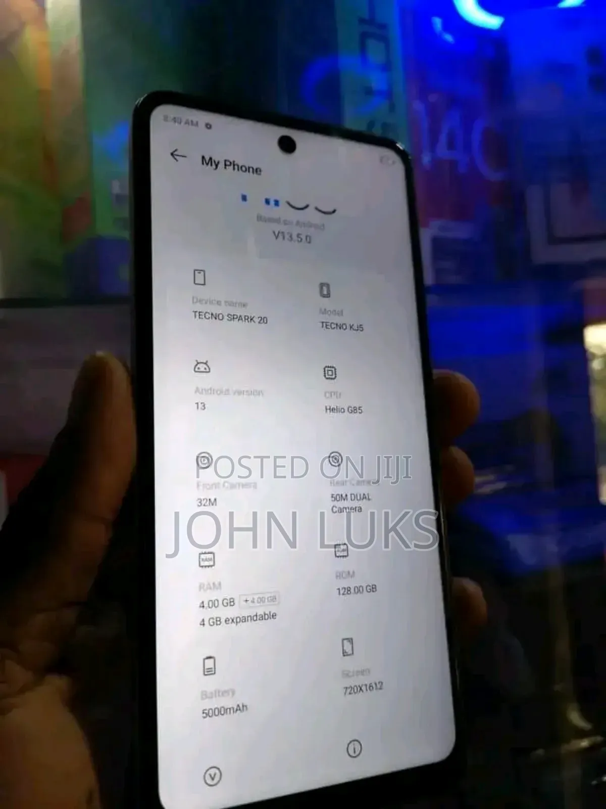 Tecno Spark 20 128 GB Bronze in Mbale - Mobile Phones, John Luks | Jiji.ug