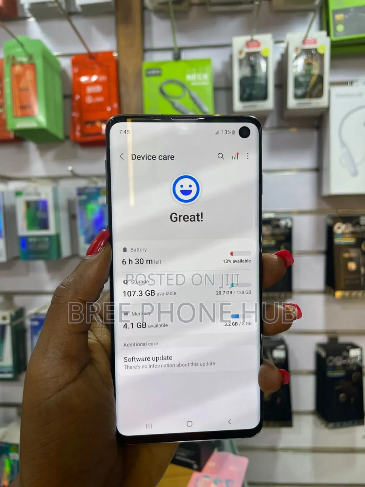 Samsung Galaxy S10 128 GB Black in Central Division - Mobile Phones ...