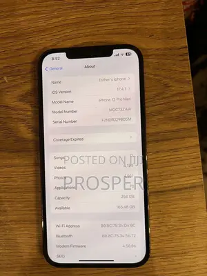 Apple iPhone 12 Pro Max 256 GB White in Central Division - Mobile ...