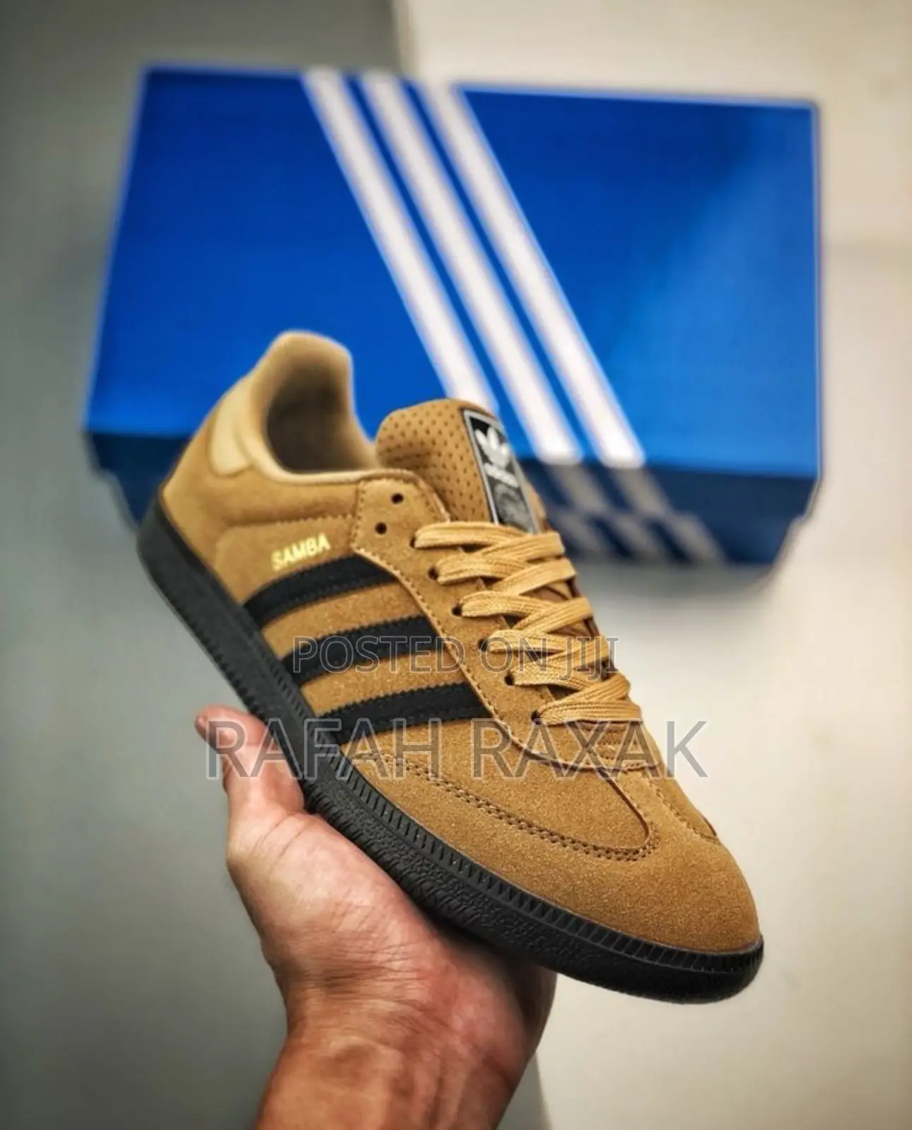 Original Brown Suede Adidas Samba Adv “Cardboard” Sneakers in Central ...