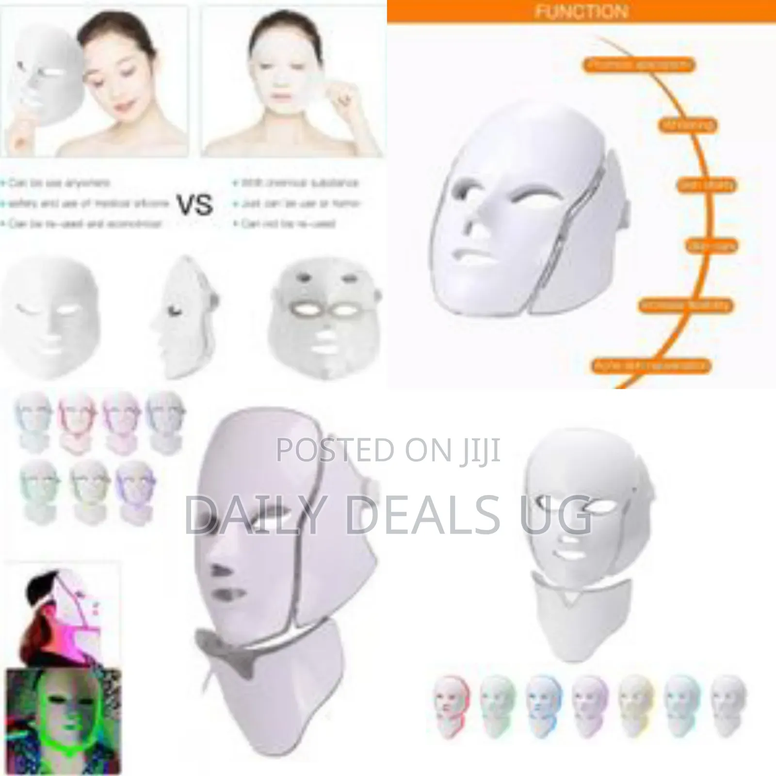 Beauty Tool Rechargeable Beauty Face Mask Led Touch Skin Rejuvenation ...