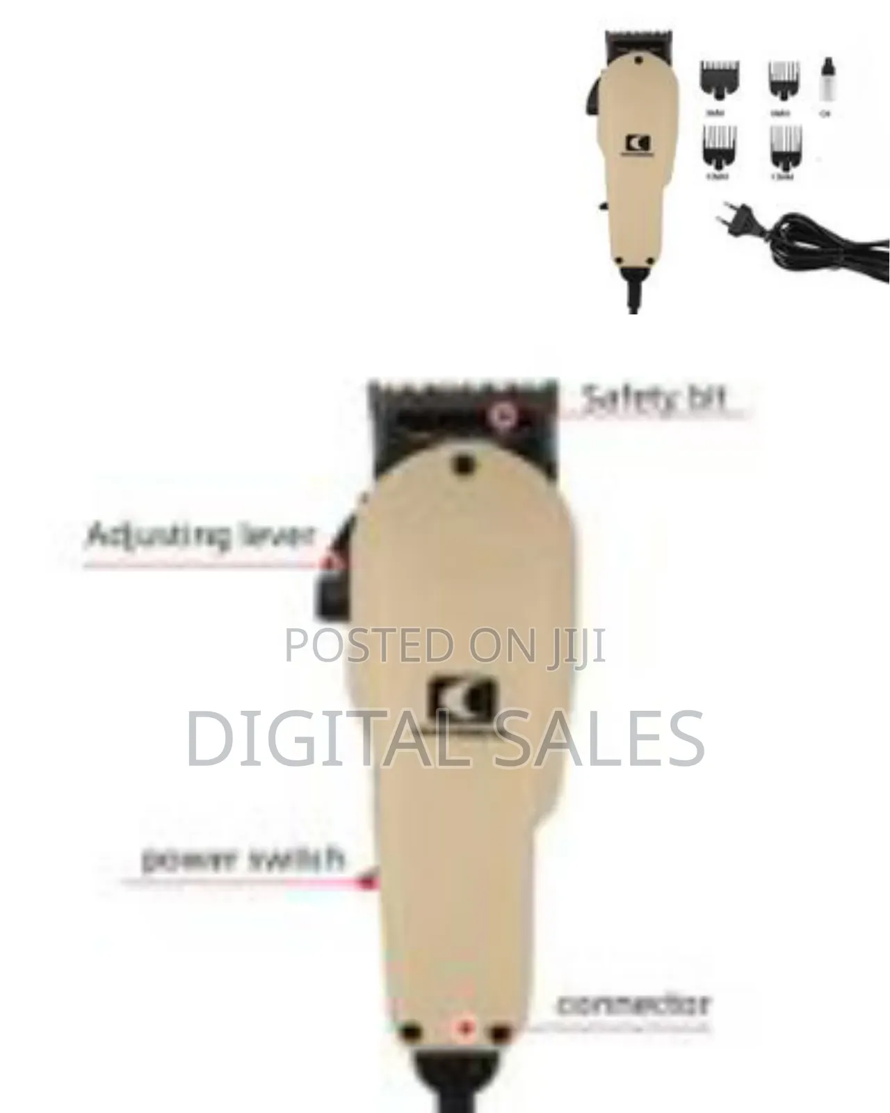 Chaoba Super Professional Hair Shaving Clipper Set-Cream in Central ...