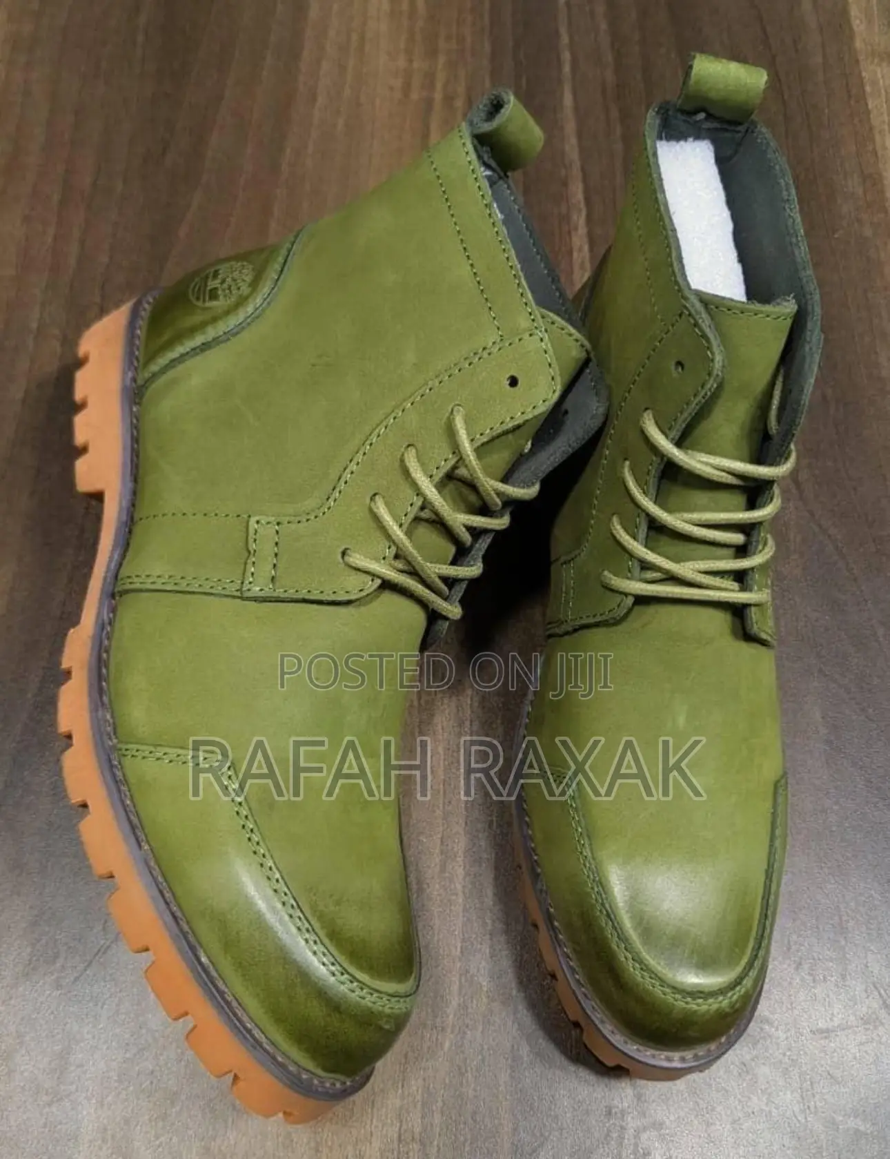 Men’S Green Timberland Smart Casual Leather Boots in Central Division ...