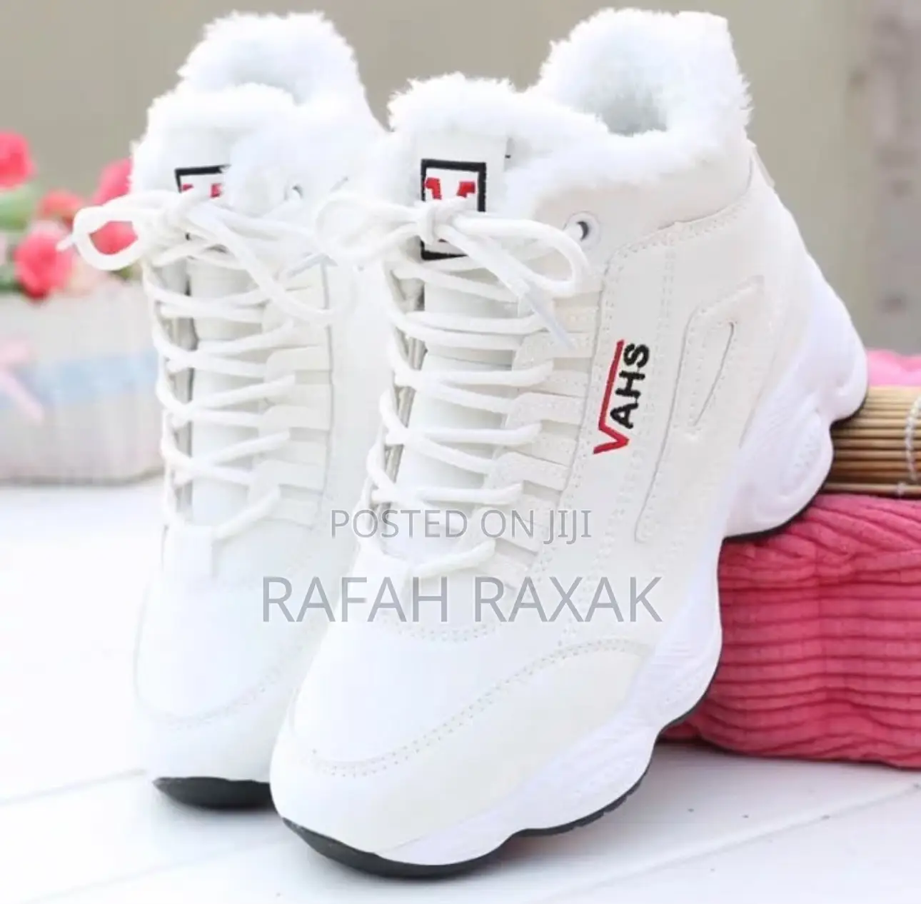 New White Women’S Vahs Winter Worm Cotton Sneakers in Central Division ...