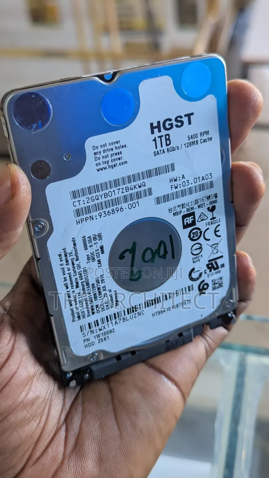 Hard Disk 1tb in Jinja - Computer Hardware, The Architect | Jiji.ug