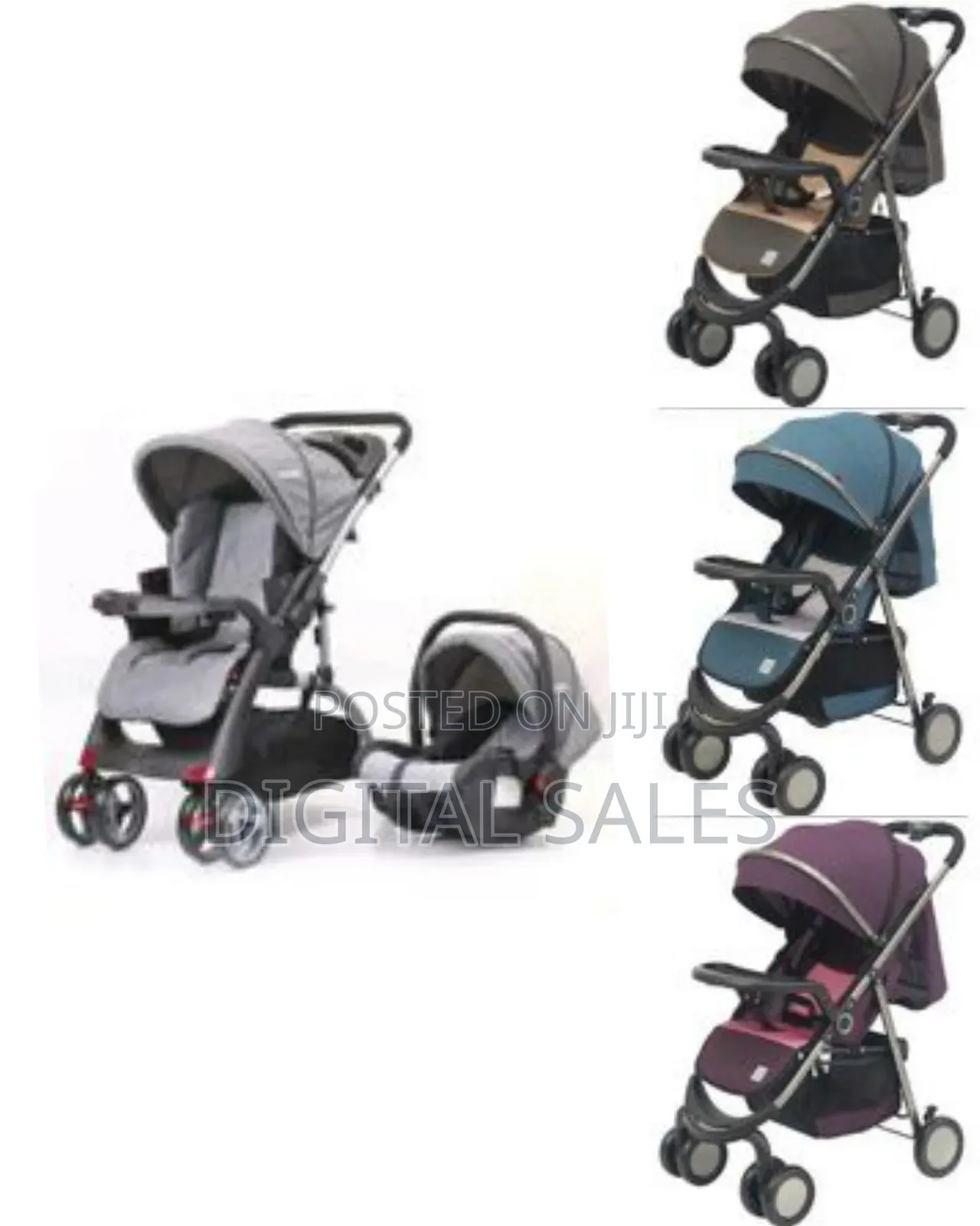 Folding Travel Push Chair Kids Trolley Baby Stroller Go Carts Ride-On ...