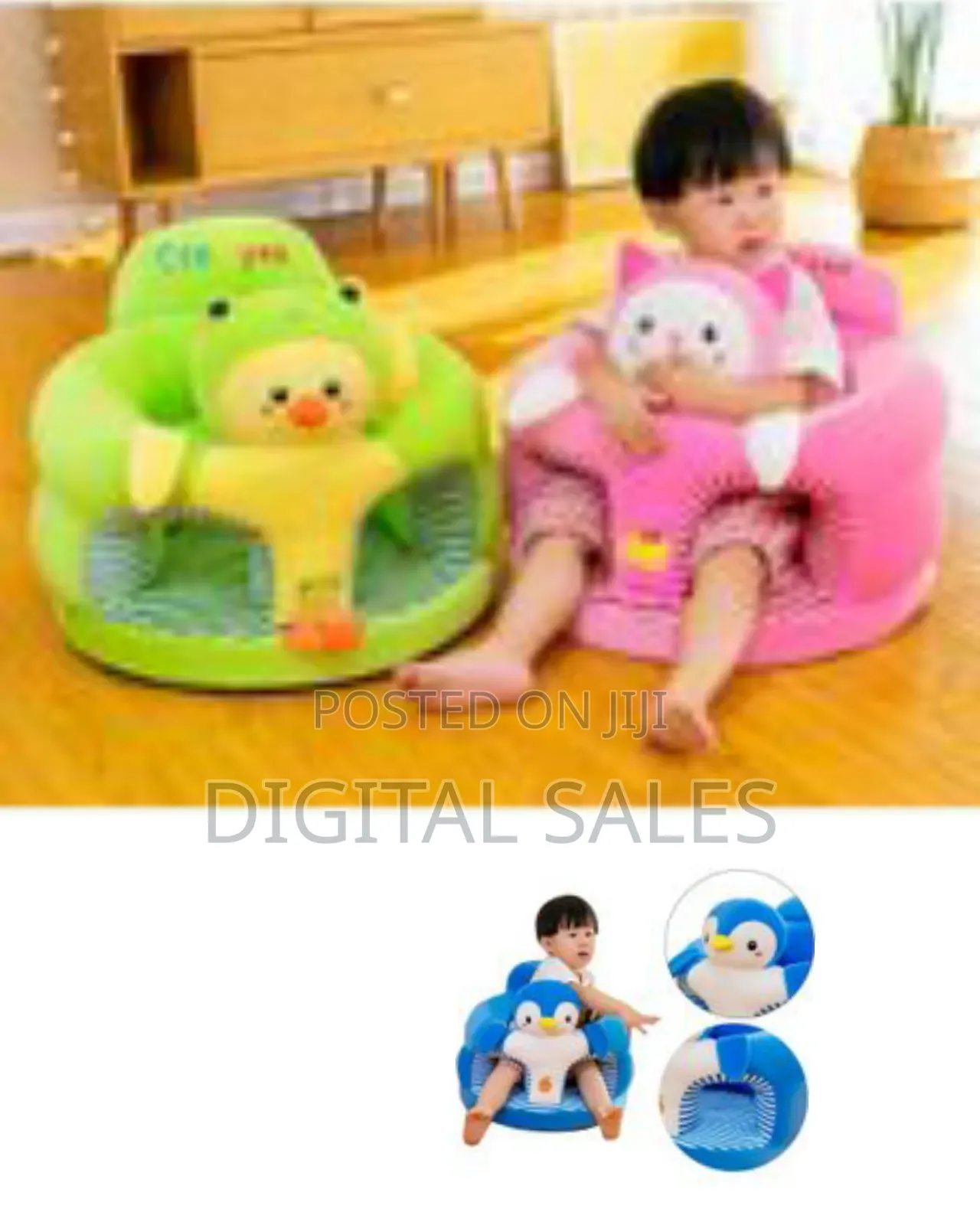 Cover Cartoon Soft Secure Baby Support Learning Sitting Car Seat Sof in ...
