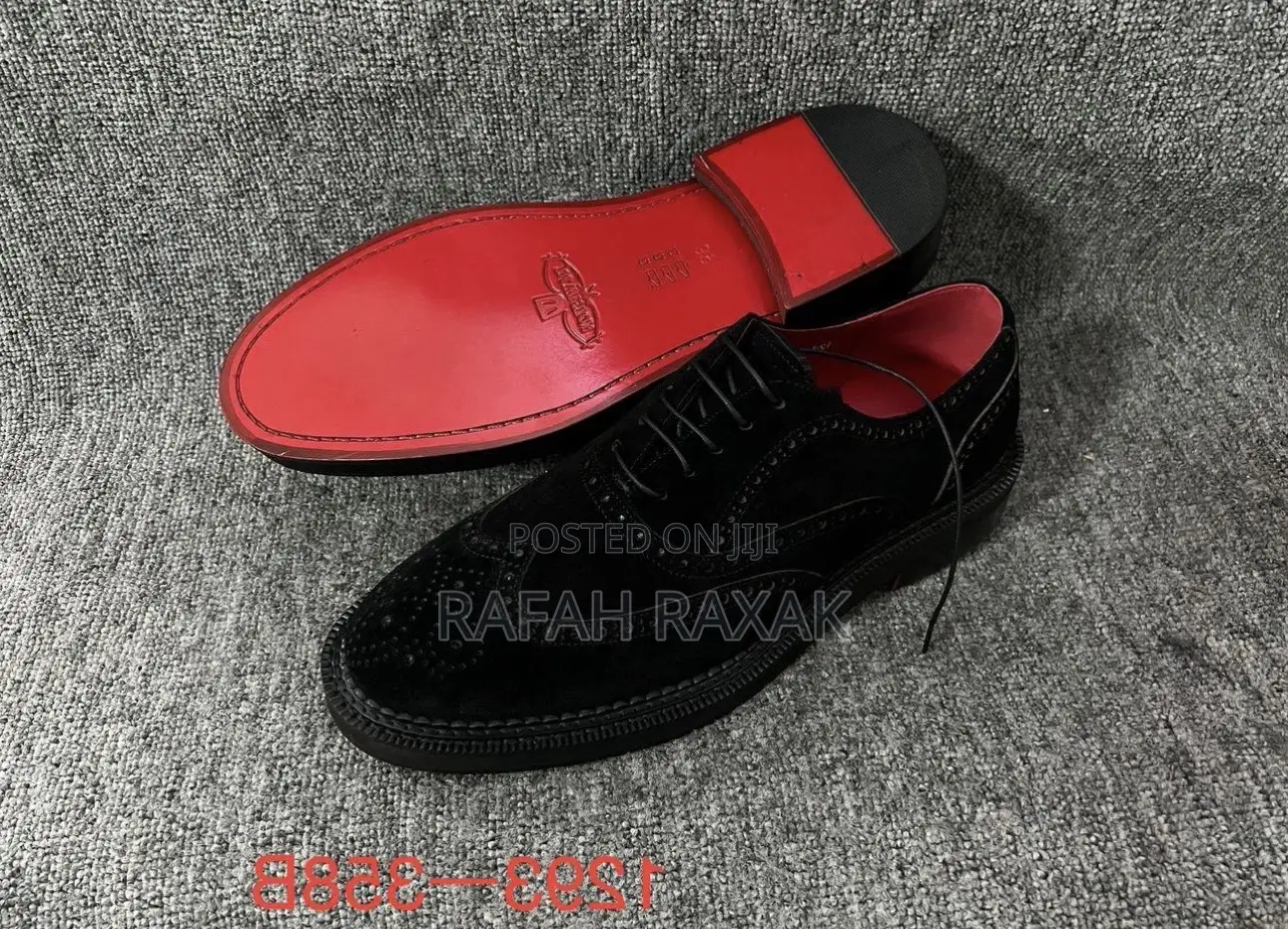 Original Men’S J.M.Weston Suede Brogue Oxford Shoes in Central Division ...