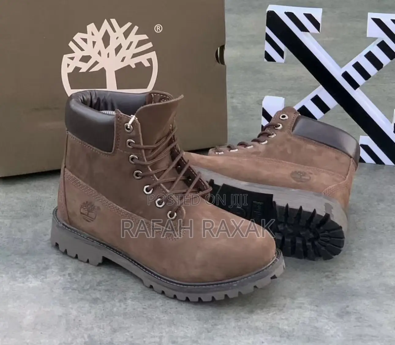 Original Dark Tan Timberland Premium 6 Inch Waterproof Boots in Central ...