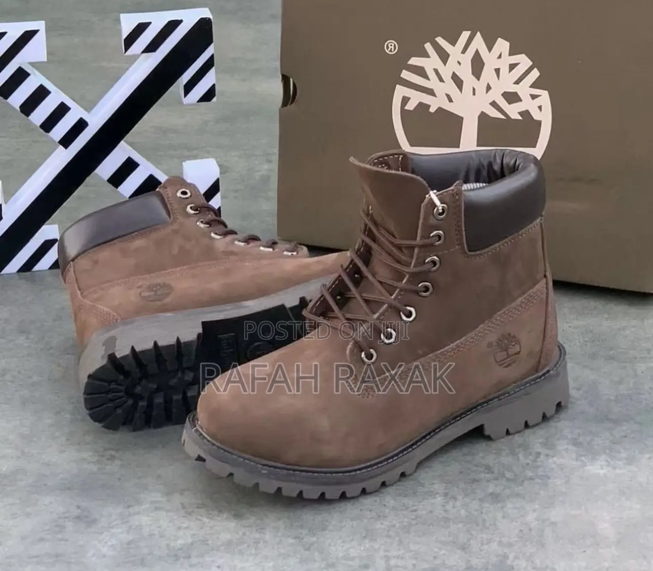 Original Dark Tan Timberland Premium 6 Inch Waterproof Boots in Central ...