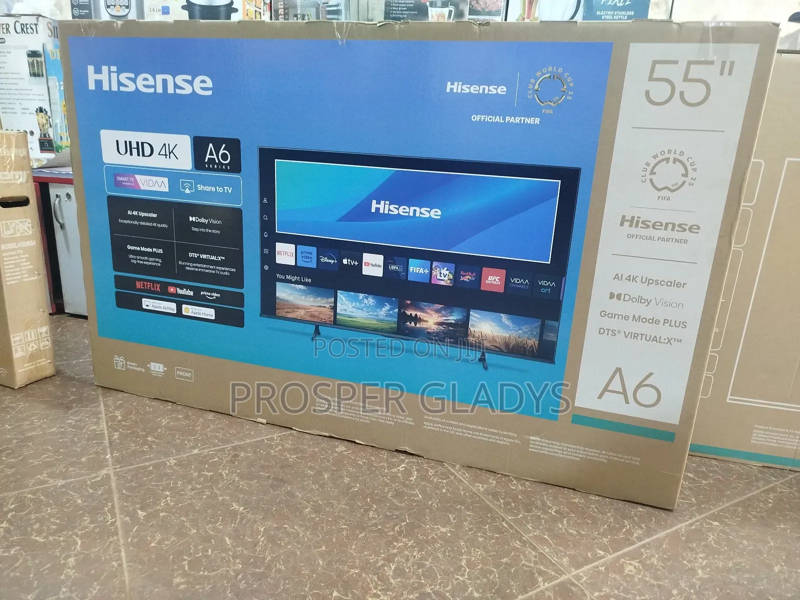 Hisense 55 Smart Digital A6 Series Uhd for sale - Prosper Gladys Price ...