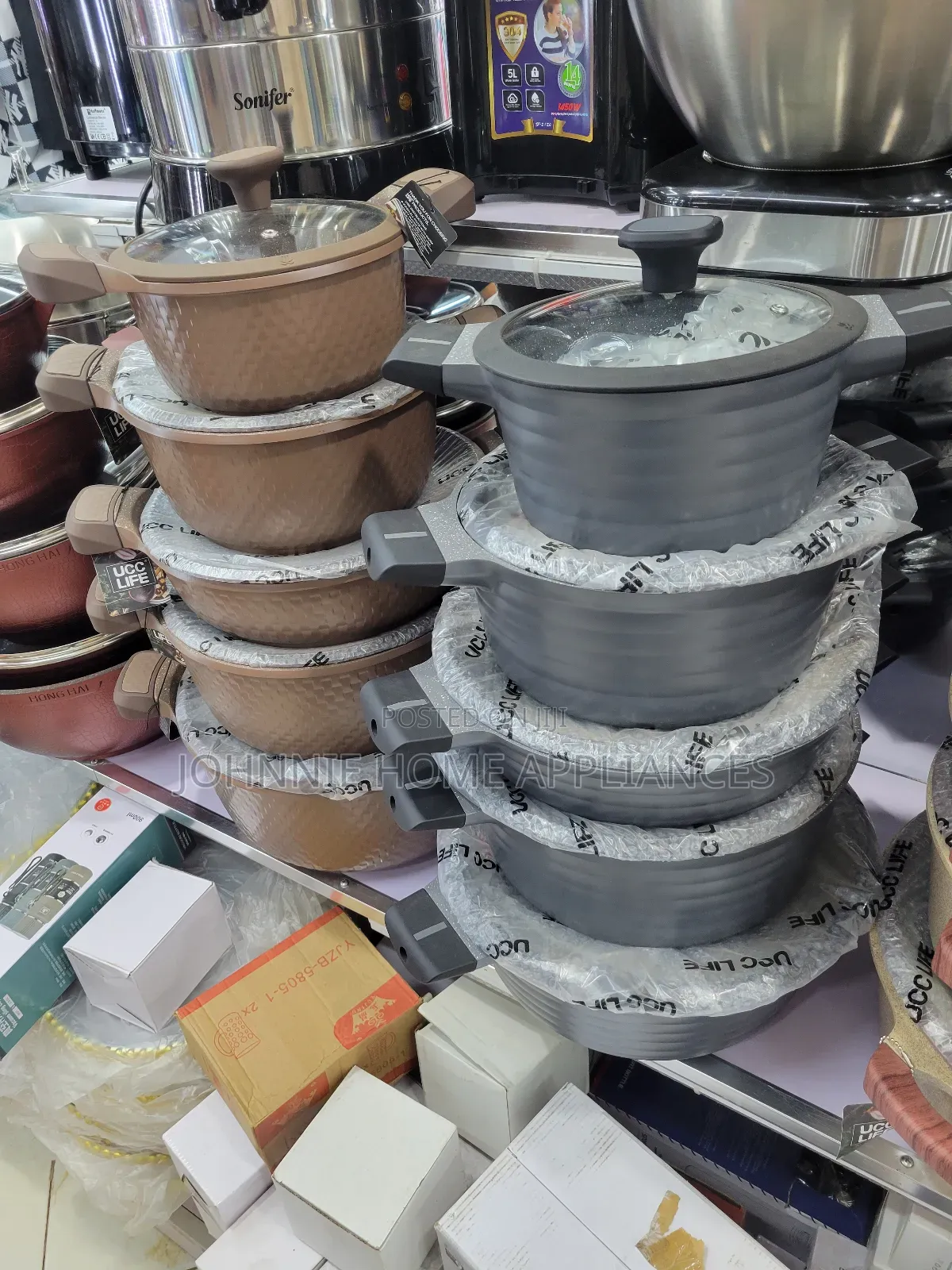 Ucc Life 10-Piece Granite Cookware Set, Which Is a Non-Stick in Central ...