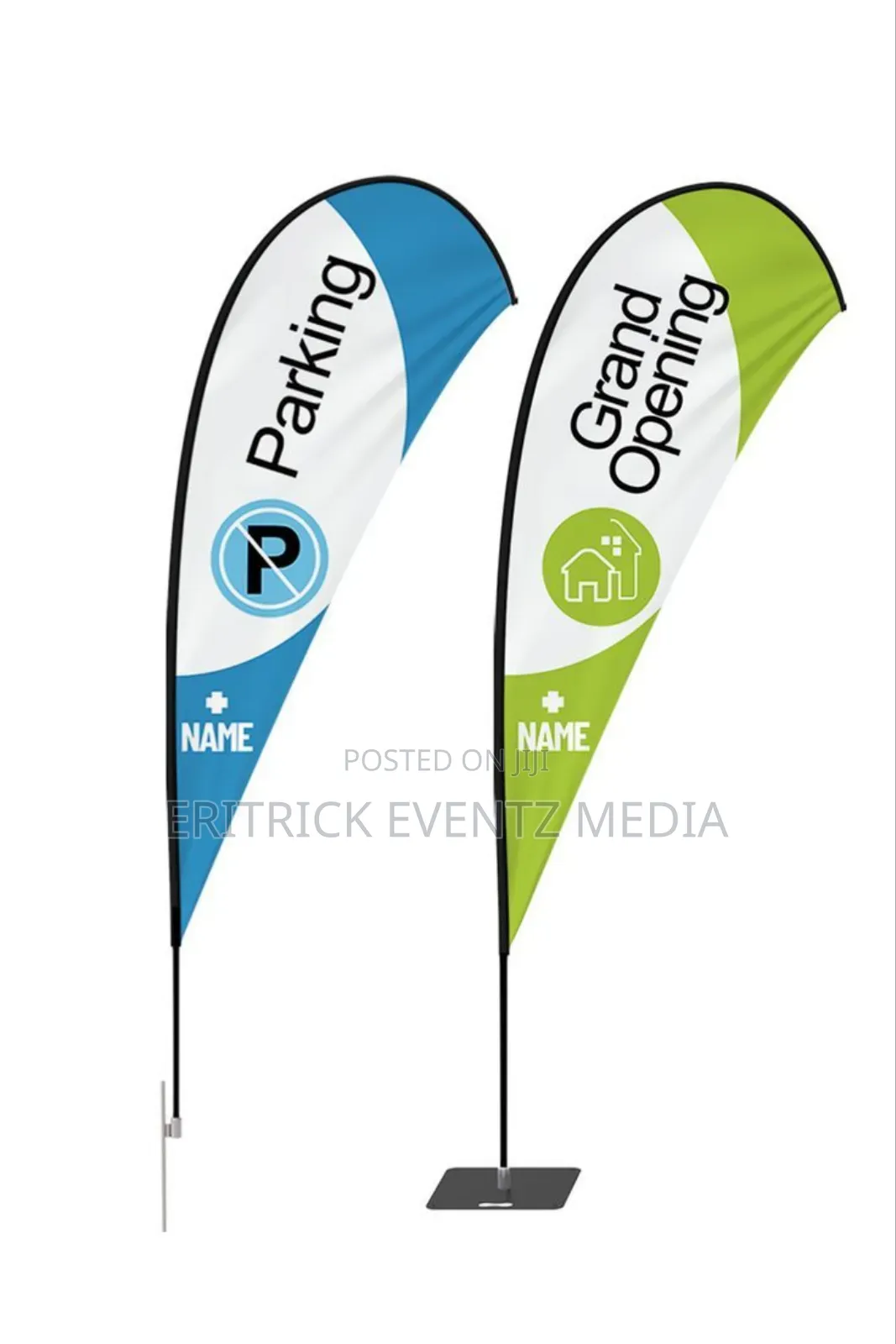 Tear Drop Banners in Central Division - Printing Services, Eritrick ...
