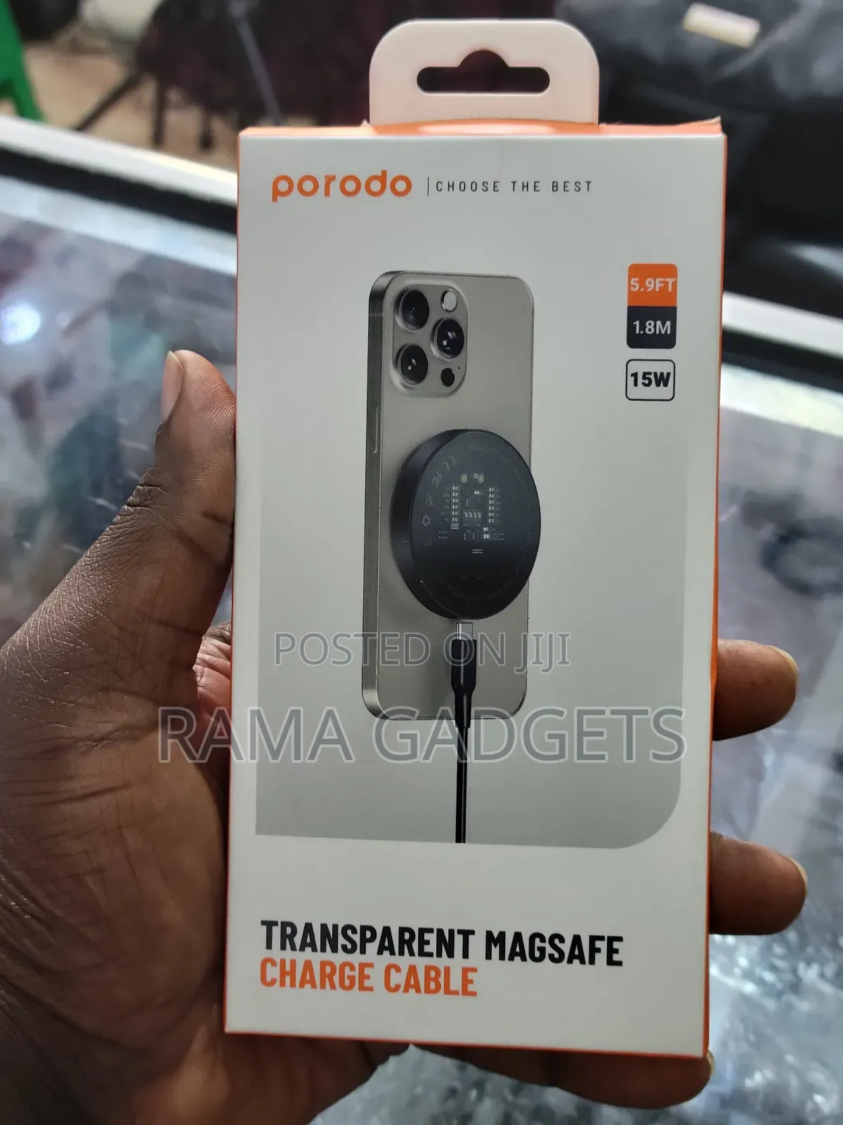 Porodo Transparent Magsafe Charge Cable. in Central Division ...