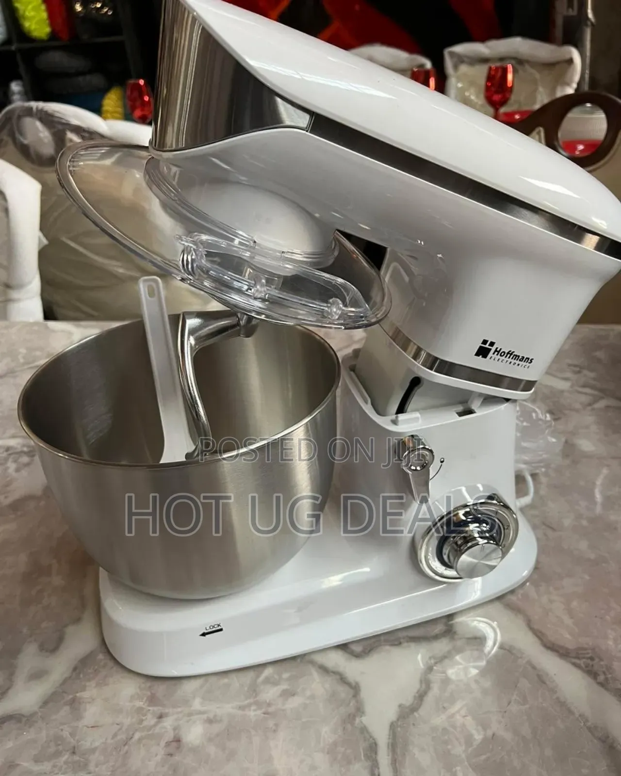 Hoffmans 6l Dough Hand Stand Mixer Food Processor 8088- White . in ...