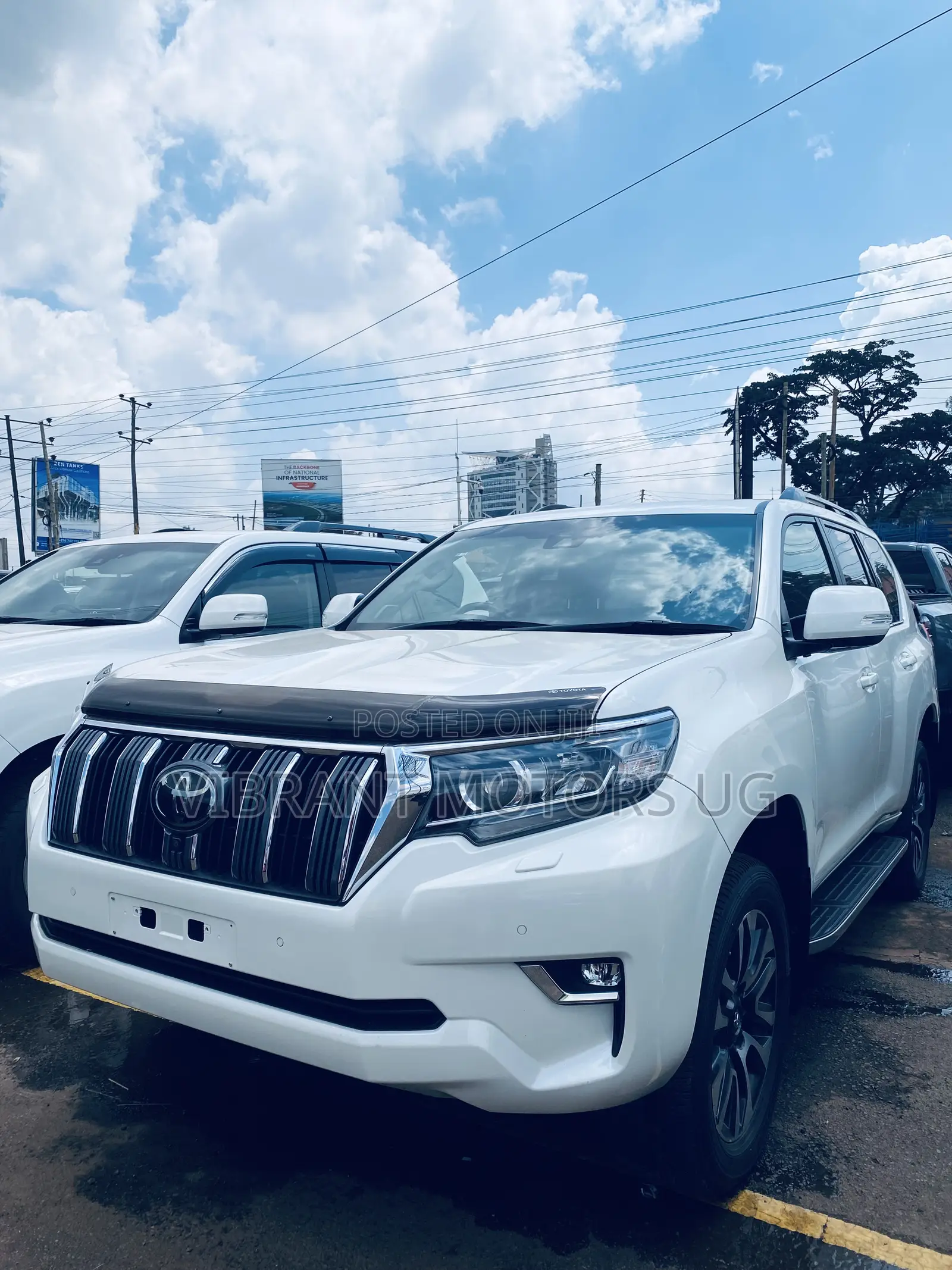 Toyota Land Cruiser Prado 2023 White in Central Division - Cars, Vibrant Motors Ug | Jiji.ug