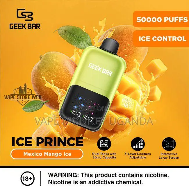 Geek Bar Ice Prince 50,000 Puffs Disposable Vape in Central Division ...