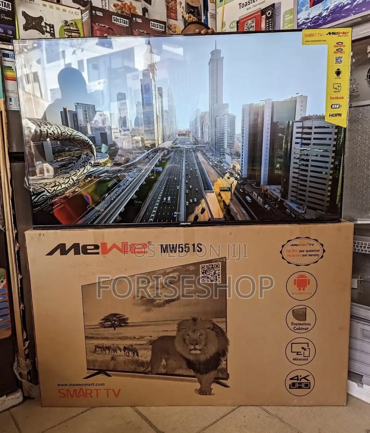 Mewe 55inch Smart 4k Uhd Tvs in Central Division - TV & Video Equipment ...