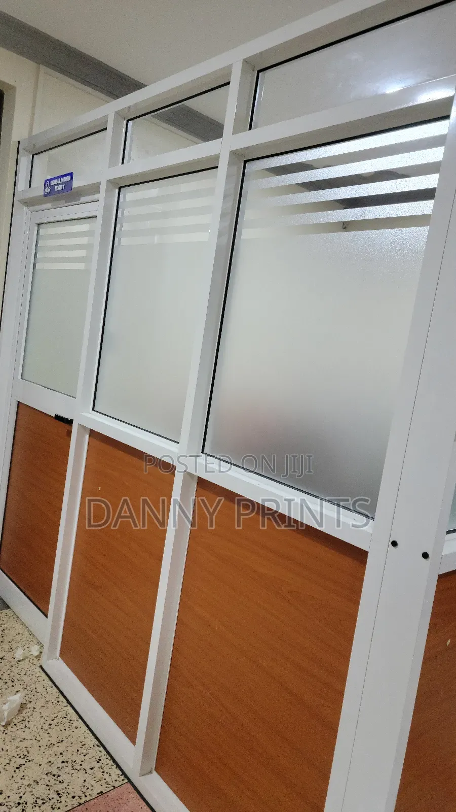 Office Privacy / Premium Frosted Stickers/Glass Partitions /Windows in ...