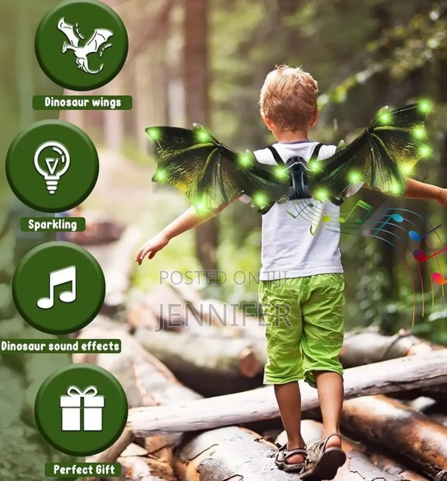 Toddler Electric Dragon Wings in Rubaga - Toys, Games & Bikes, Jennifer Meddy | Jiji.ug