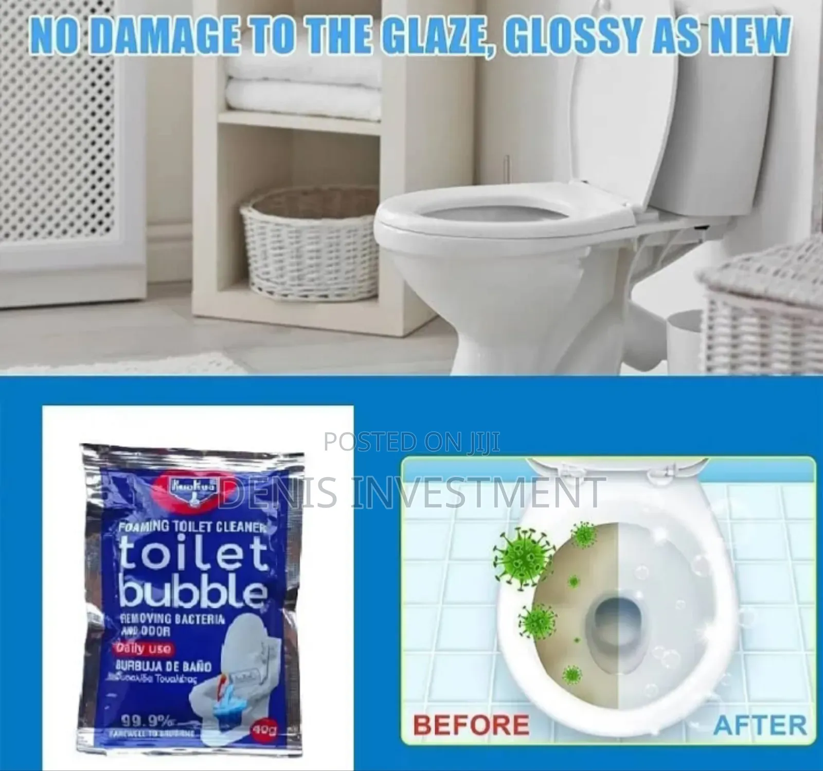 Kuakua Foaming Toilet Cleaner in Rubaga - Household Chemicals, Denis Kirumira | Jiji.ug