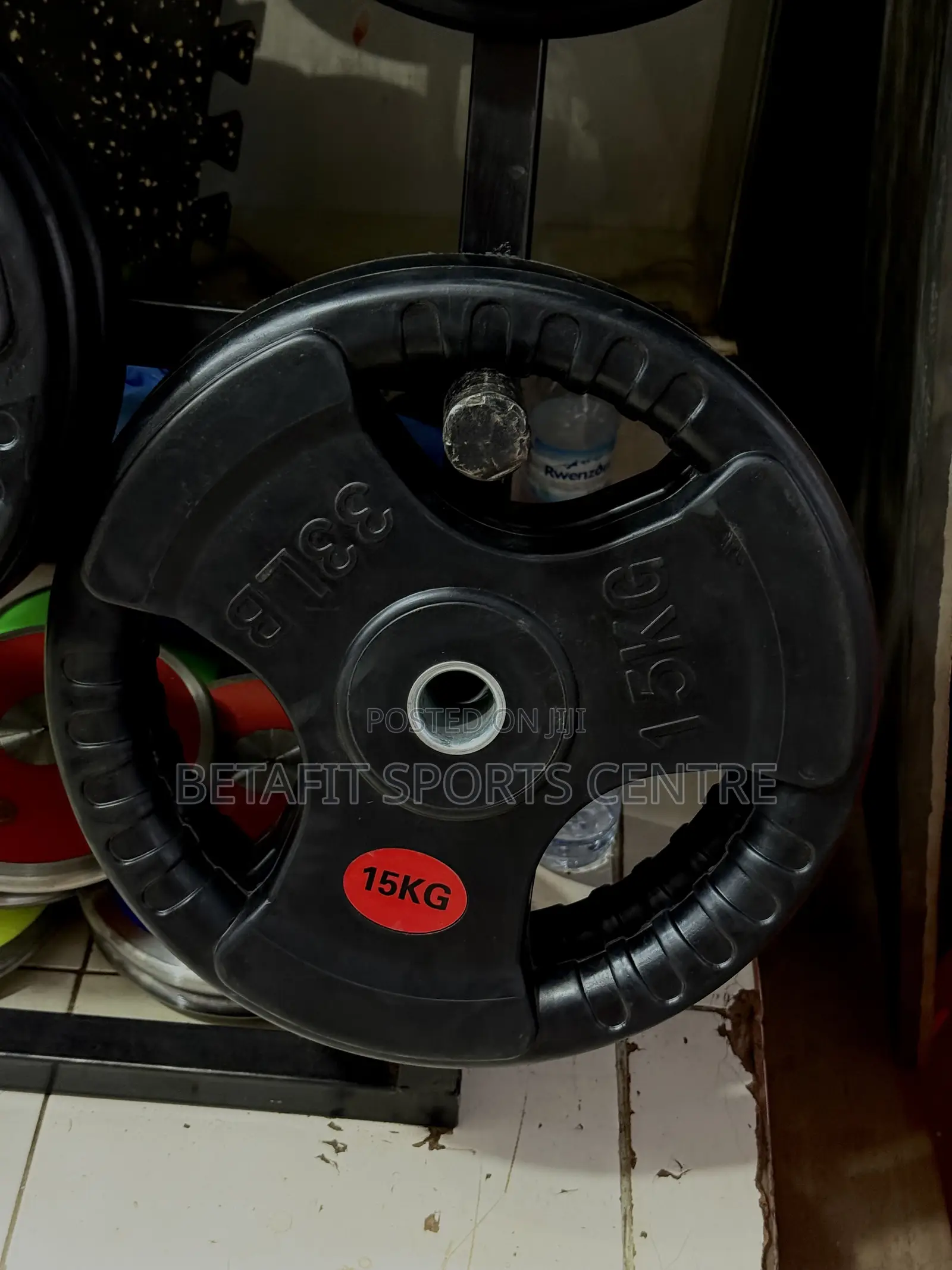 Weight Lifting Plates 15 Kg Pair Small Hole in Central Division ...