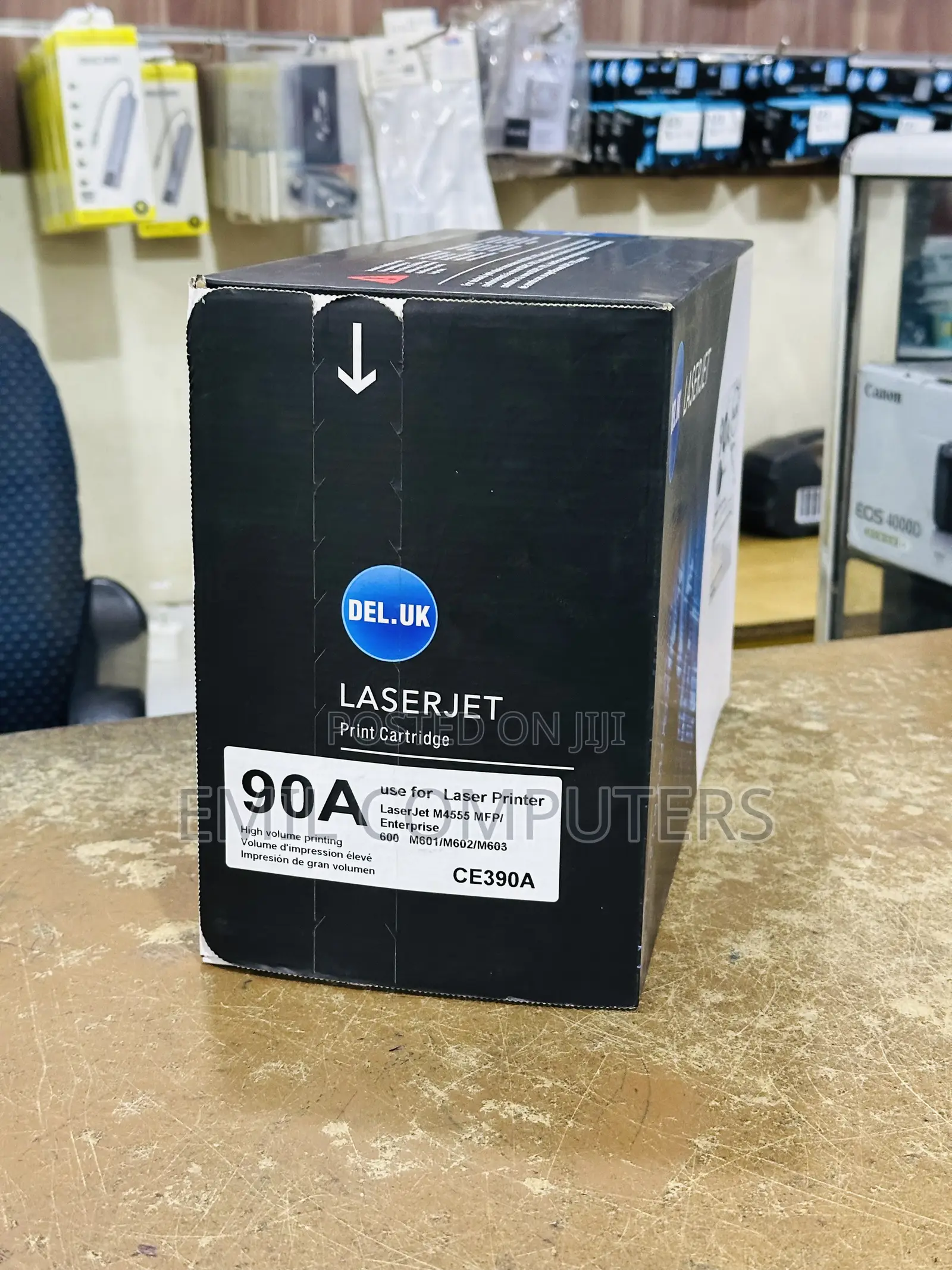 Del.Uk 90a Black Laserjet Toner Cartridge (Ce390a) in Central Division ...