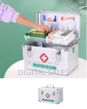 14inch Home First Aid Kit Medicine Box, First Aid Safe With Lock in ...