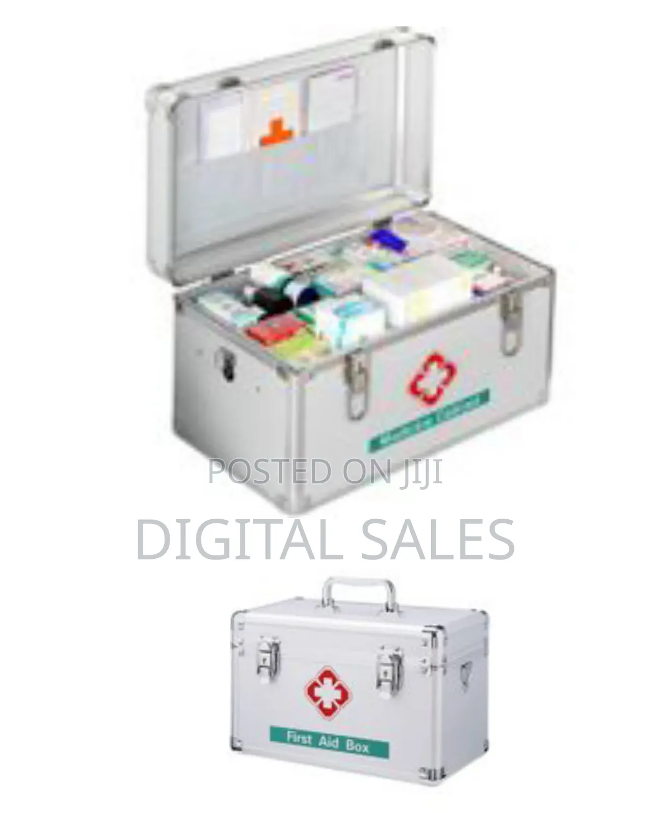 16inch Home First Aid Kit Medicine Box, First Aid Safe With Lock, in ...