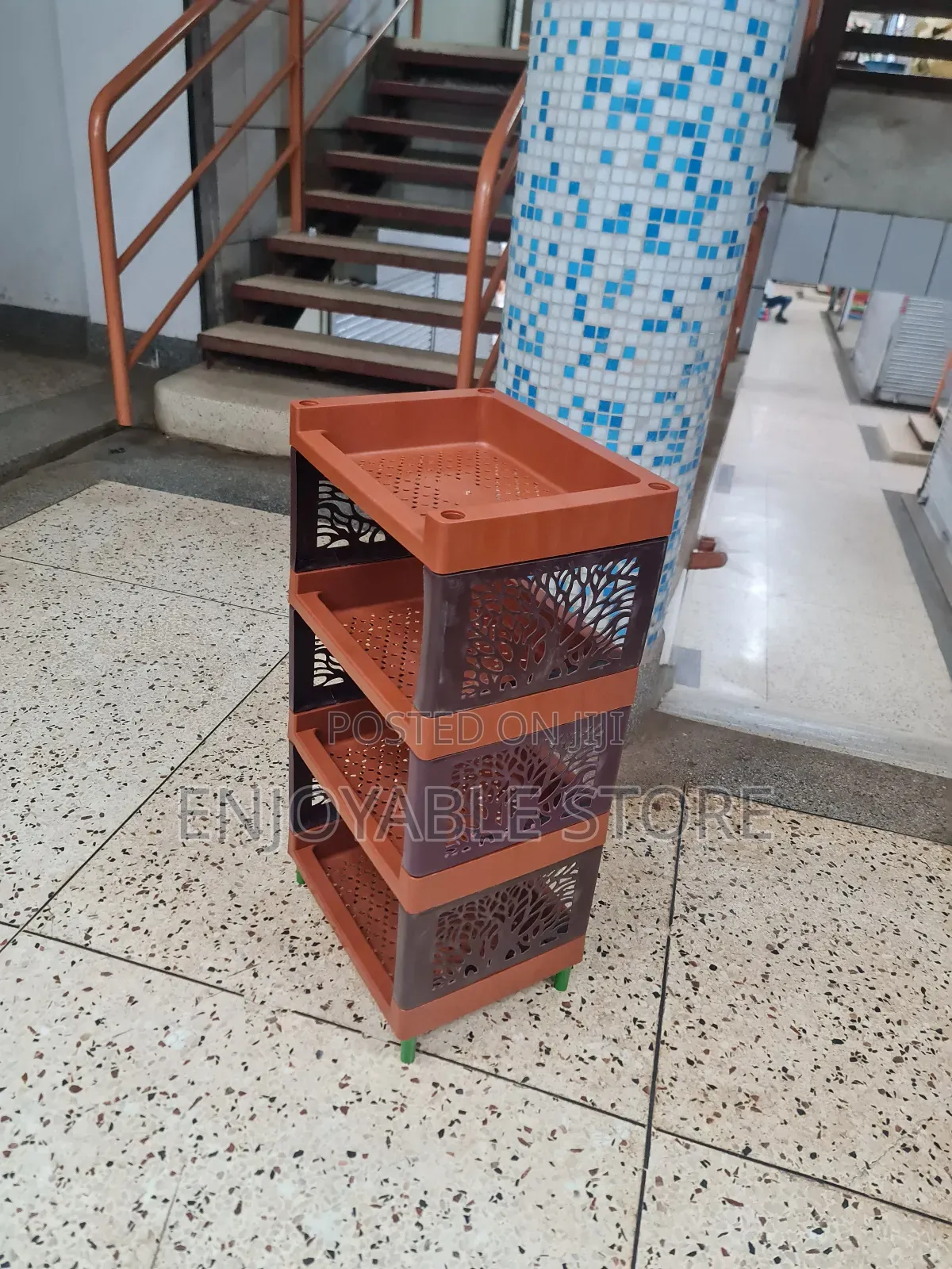 Plastic Kitchen Rack Trolley 4 Tiers in Central Division - Kitchenware ...