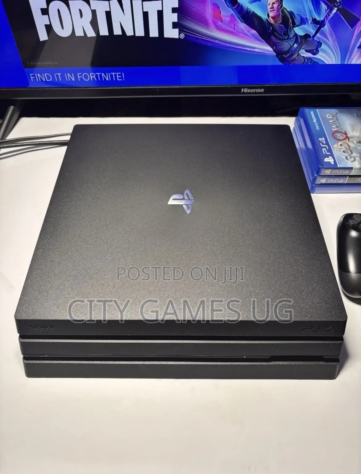 Sony Playstation 4 Pro 1tb Console 2 Controllers and 3 Games in Central ...
