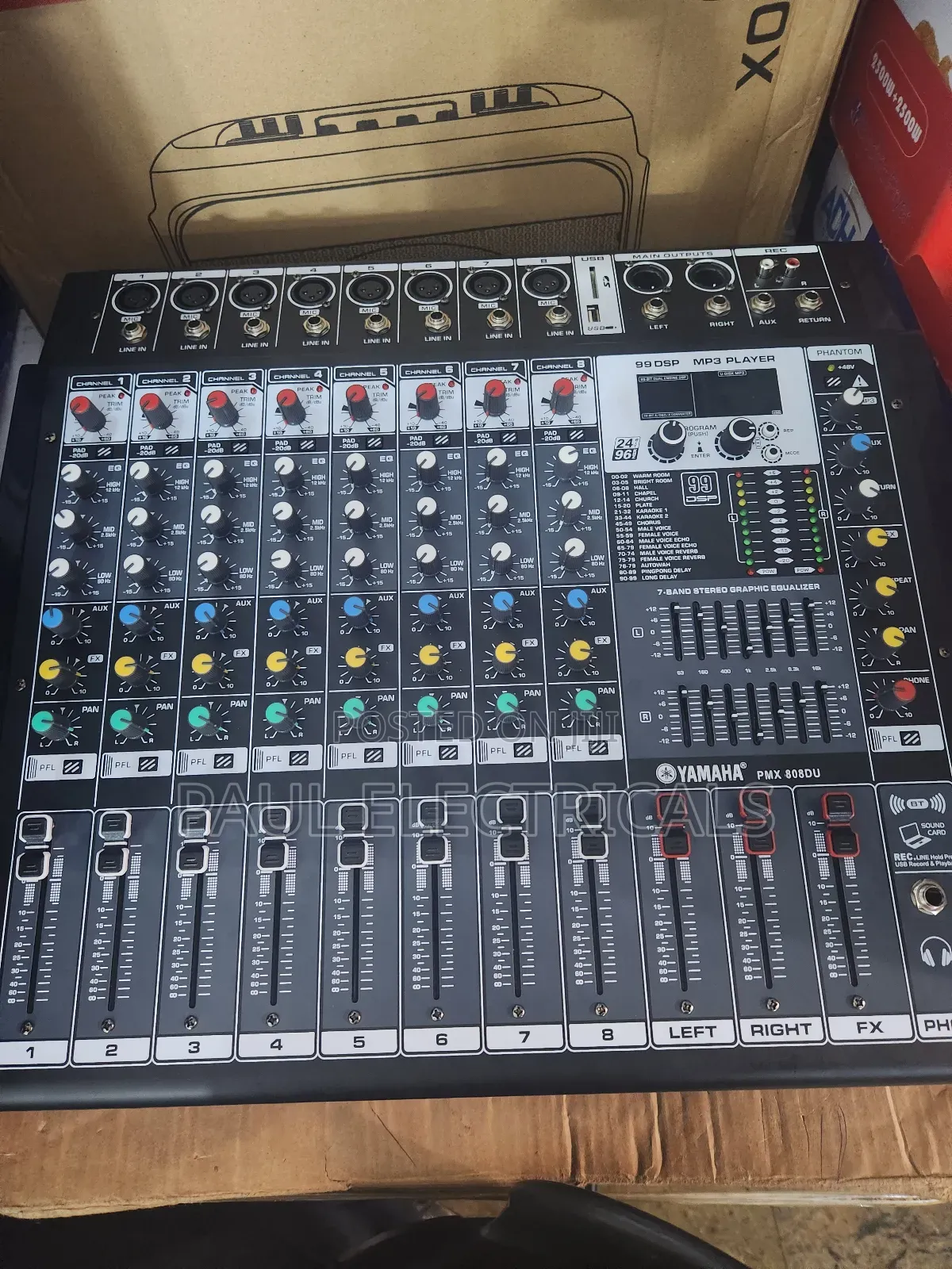 Yamaha Amp Mixer 8 Channel in Central Division - Audio & Music Equipment, Paul Electricals | Jiji.ug