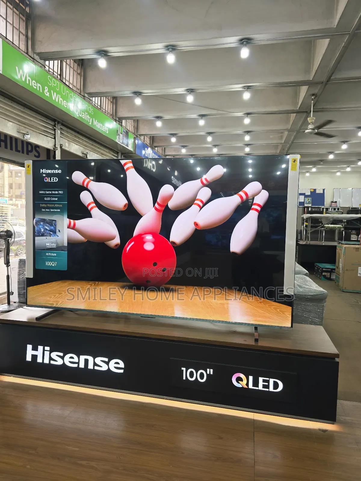 Brand New 100inches 100q7q Hisense Quantum Dot Color Display Smart Tv ...
