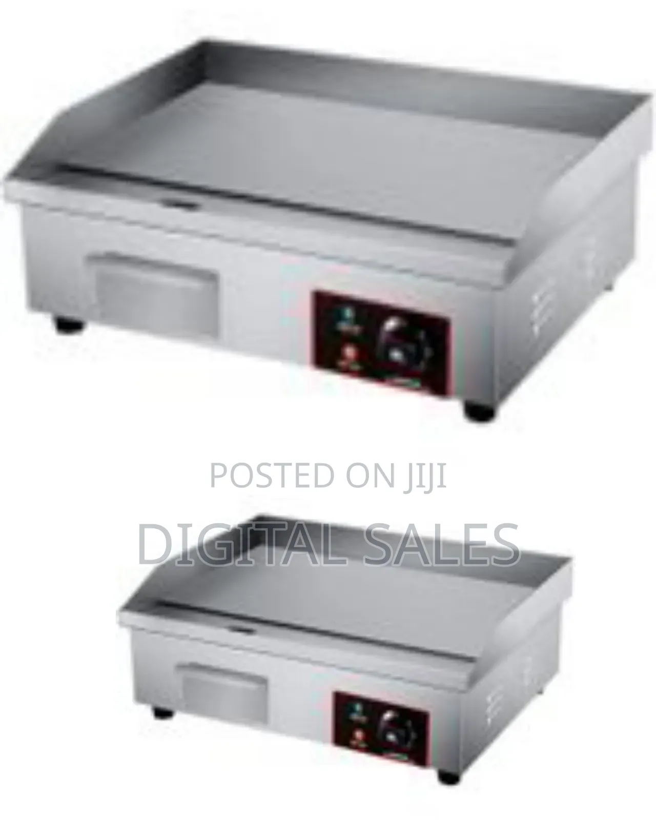 Electric Countertop Flat Top Griddle, Commercial Stainless Steel in ...