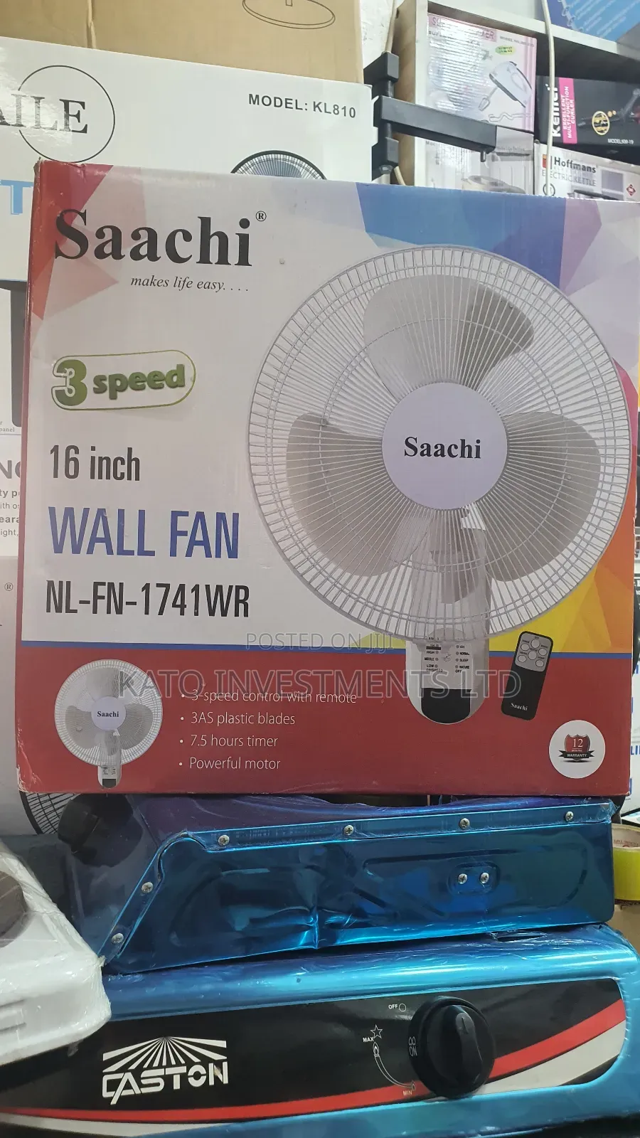 Saachi Wall Fan With Remote in Central Division - Home Appliances, Kato ...