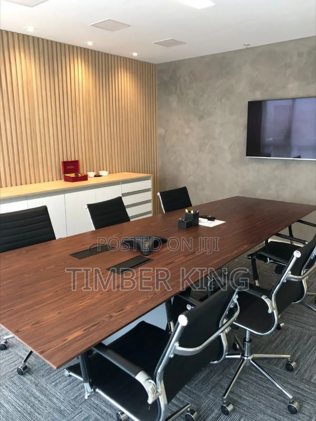 A Large, Wooden Conference Table in Central Division - Furniture ...