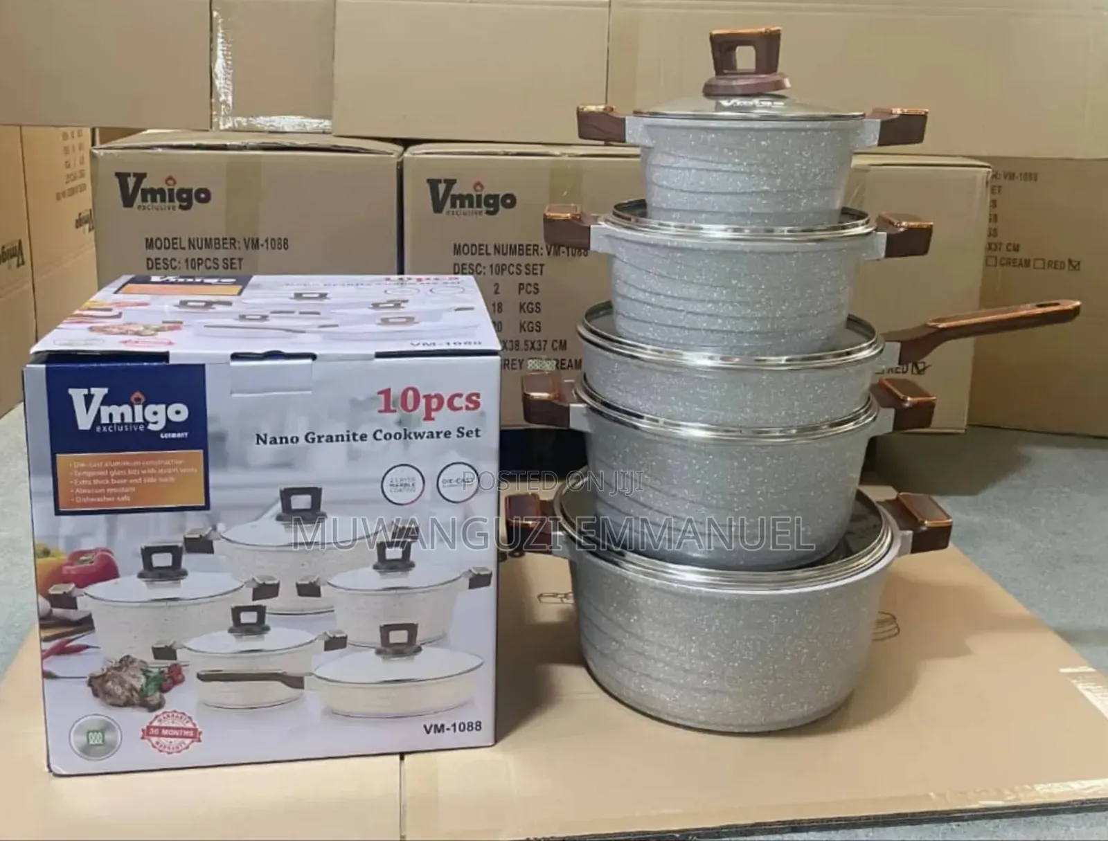 Vmigo 10-Piece Nano Granite Cookware Set in Central Division ...