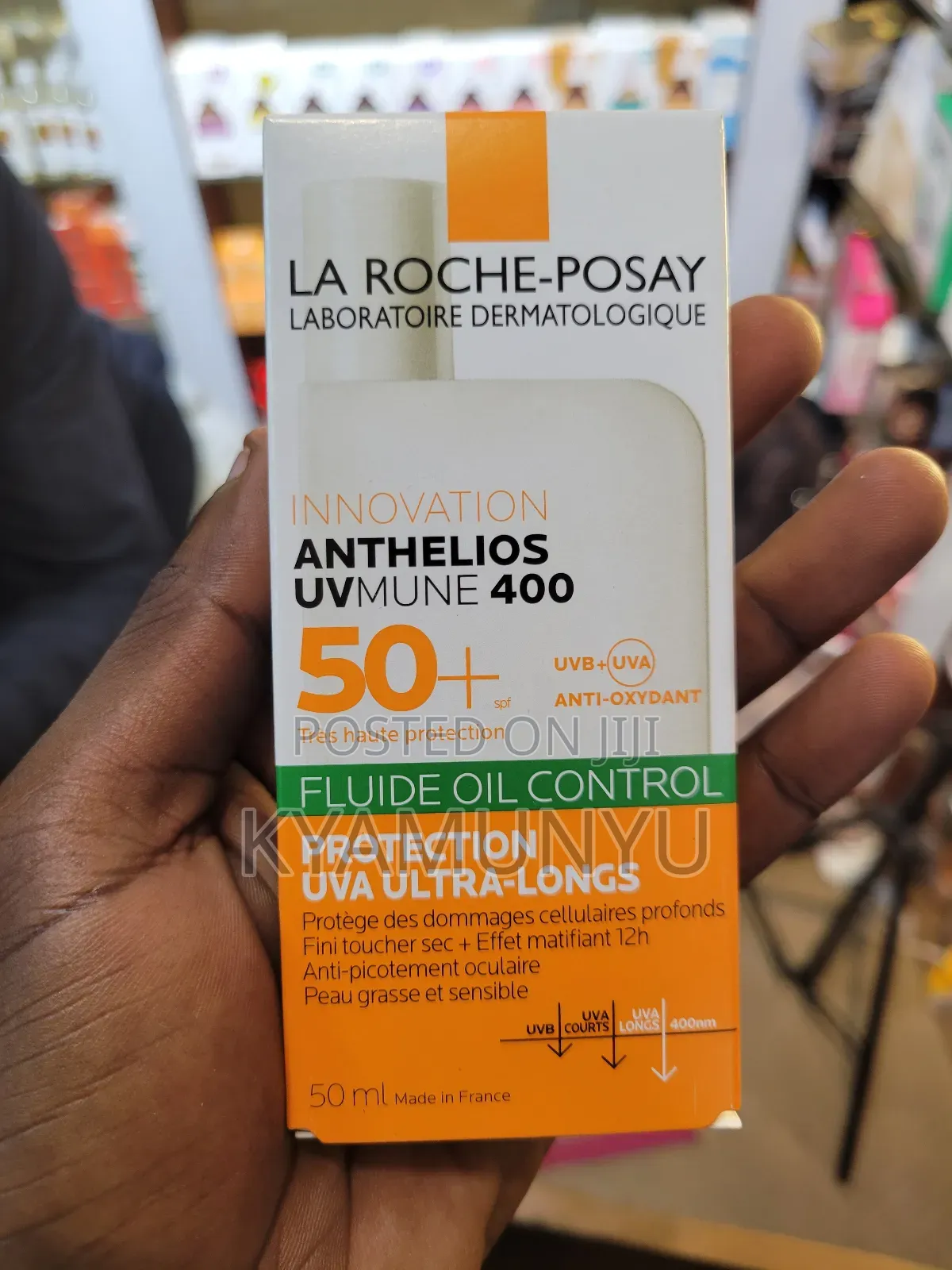 Lla Roche-Posay Anthelios 400 Oil Control Fluid SPF 50+ Sunscreen. in ...
